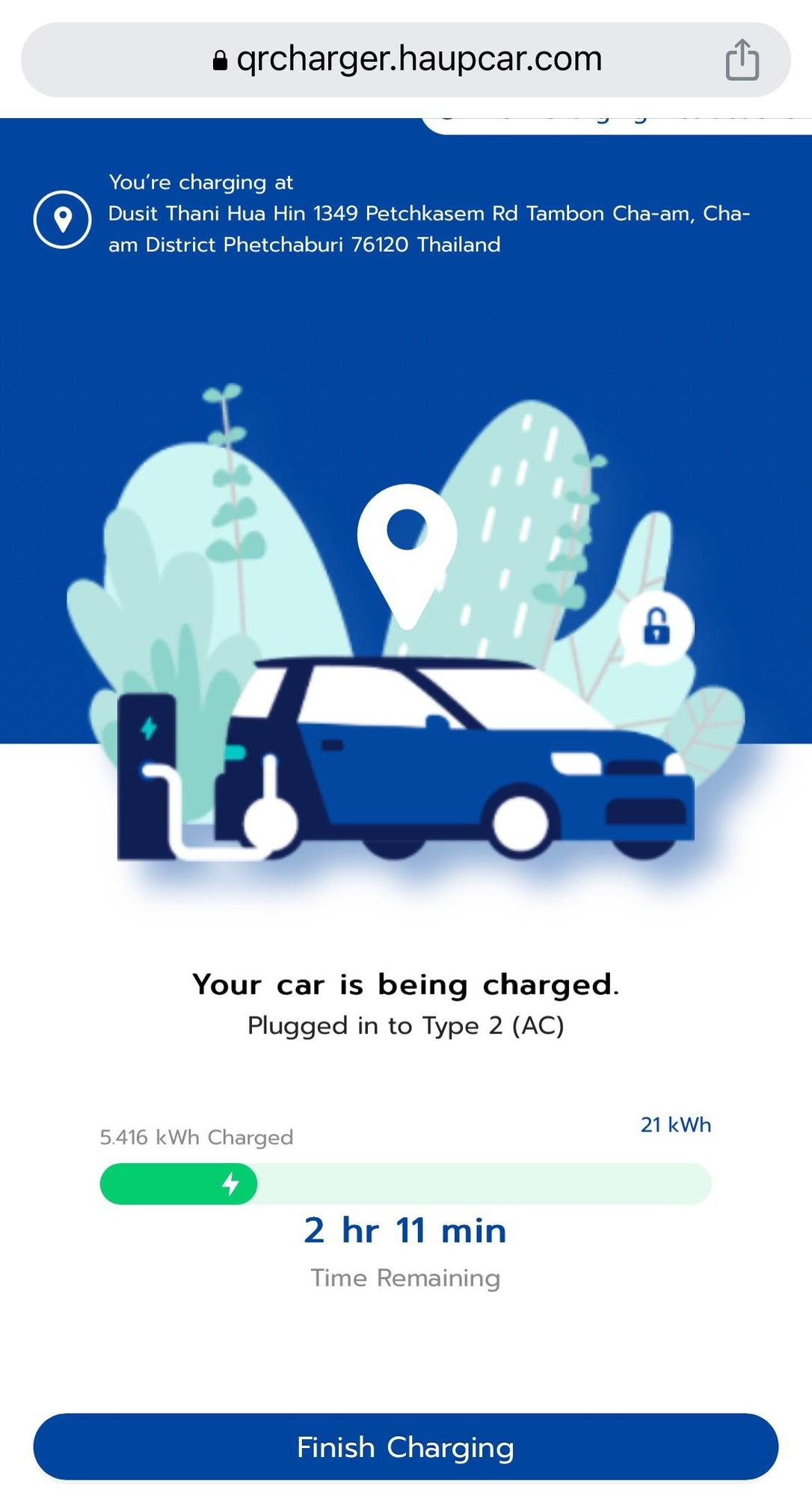 Dusit Hua Hin | Cha-am, จ. เพชรบุรี | EV Station