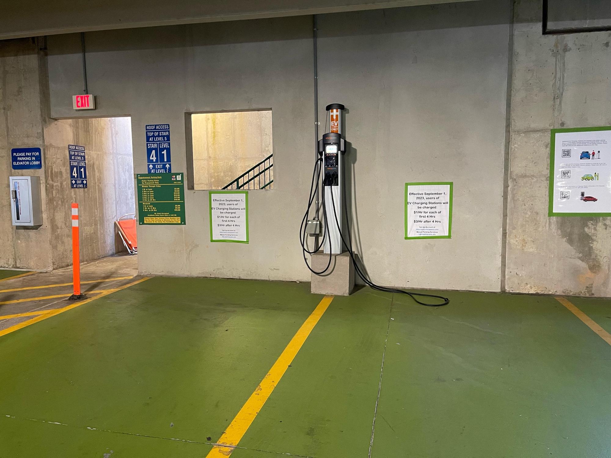 George Mason University - Mason Pond Parking Deck | Fairfax, VA | EV ...
