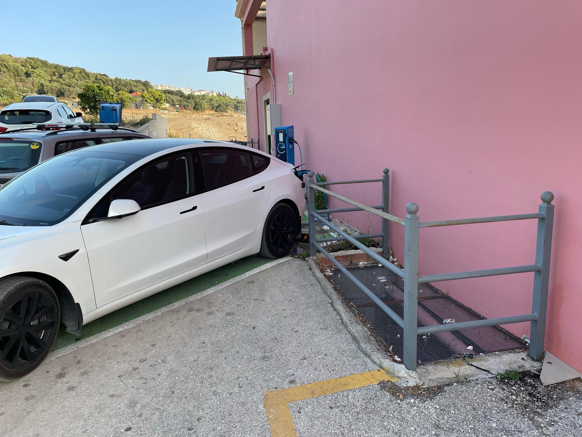 DEI Blue - Kritikos Supermarket | 5CQH+28 Paliki, Greece | EV Station