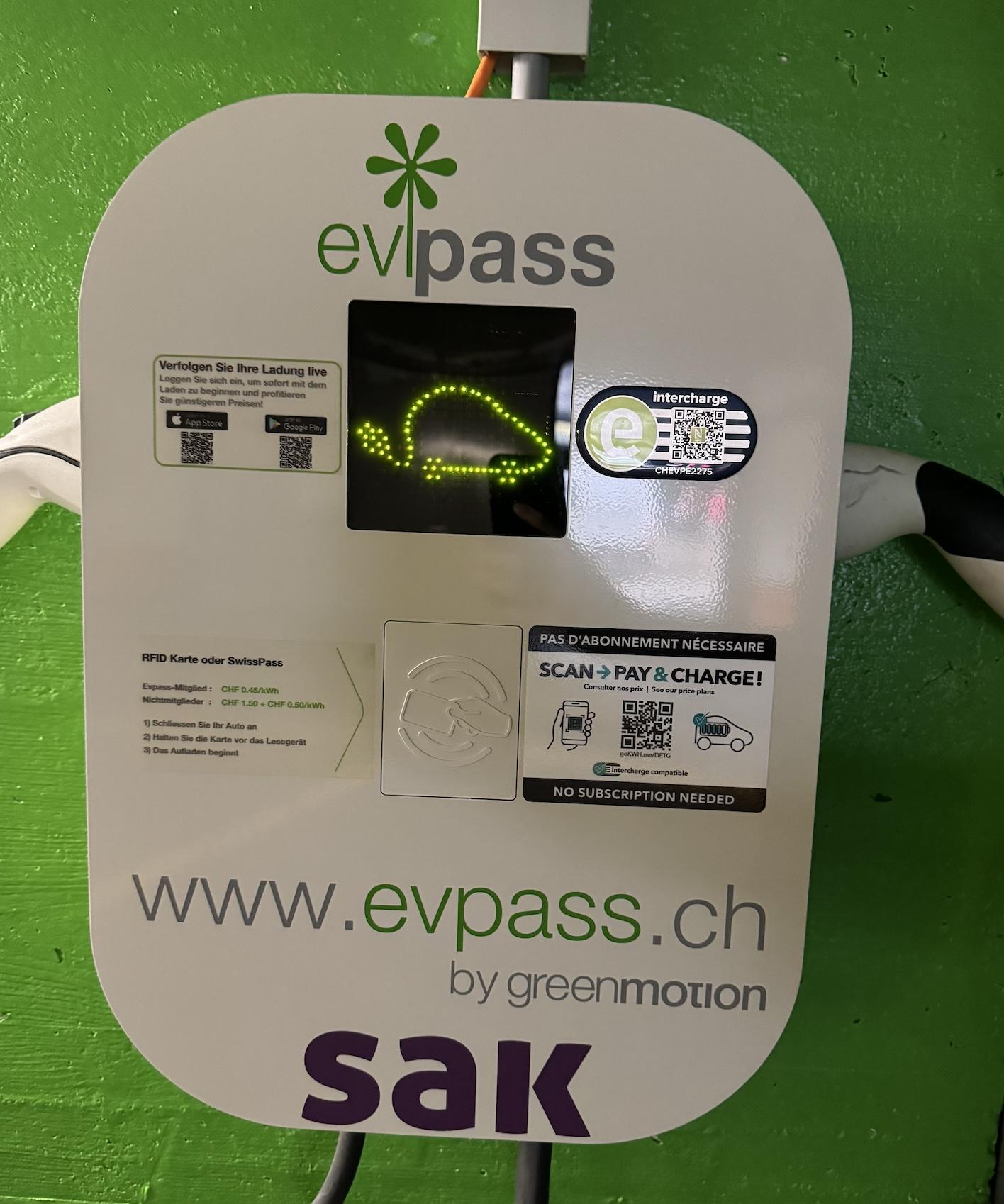 Marriott evpass P1 | Zürich, ZH | EV Station