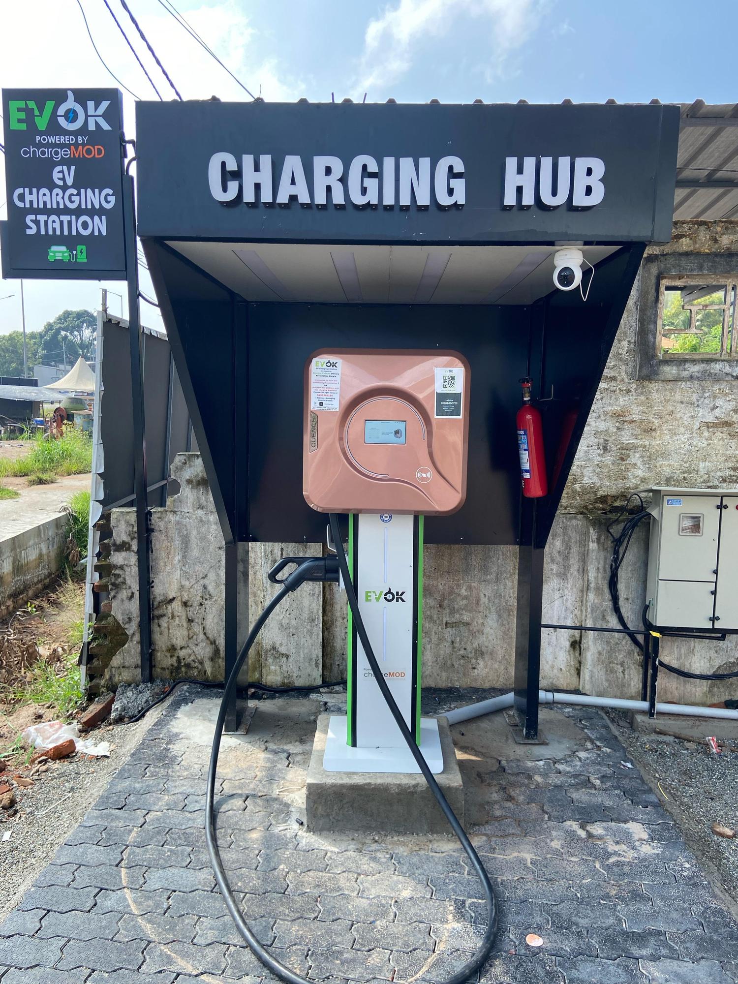 Amma Restaurant | DC Fast Charger | EVOK | ChargeMOD | Alappuzha, KL | EV Station