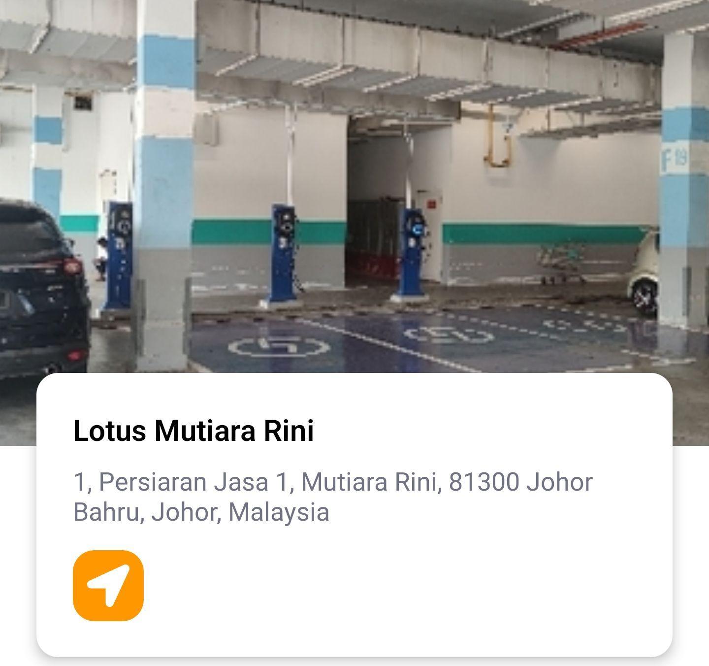 JomCharge @ LOTUS'S MUTIARA RINI (11kW AC) | Skudai, Johor | EV Station