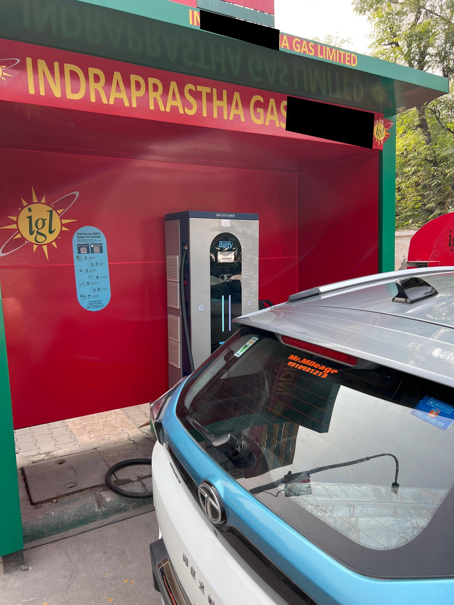 Bijlify 60KW CCS2 Charger_ IGL Okhla CNG station | Delhi, DL | EV Station