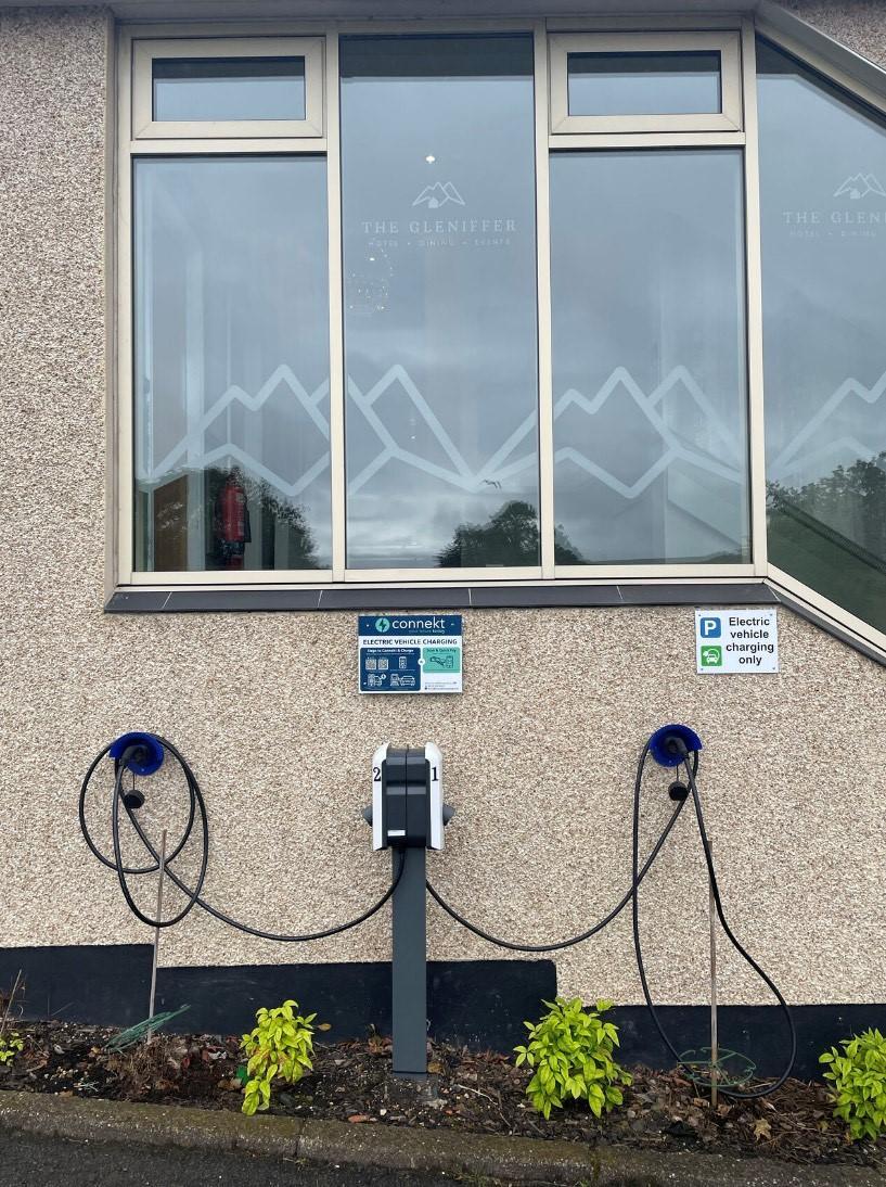 Connekt Charging Station | St Boswells, Scotland | EV Station