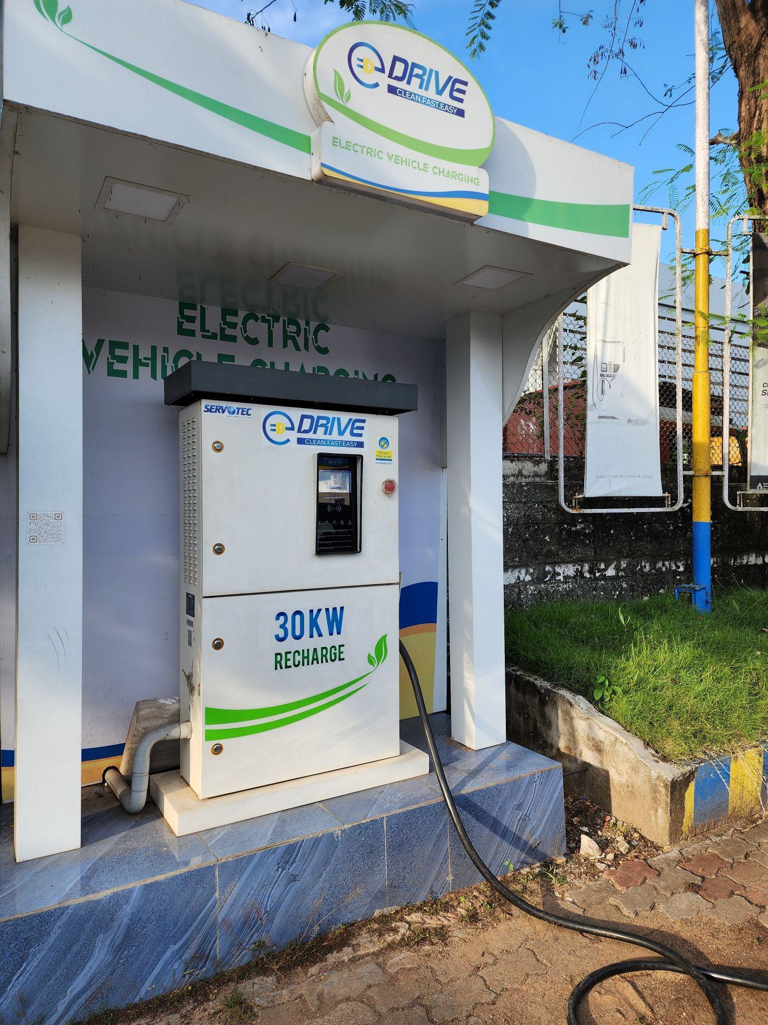 BPCL Thonnakkal | 30 Kw DC FC | EDrive | Thonnakkal, KL | EV Station