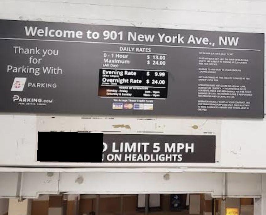 SP+ Parking New York Ave | Washington, DC | EV Station