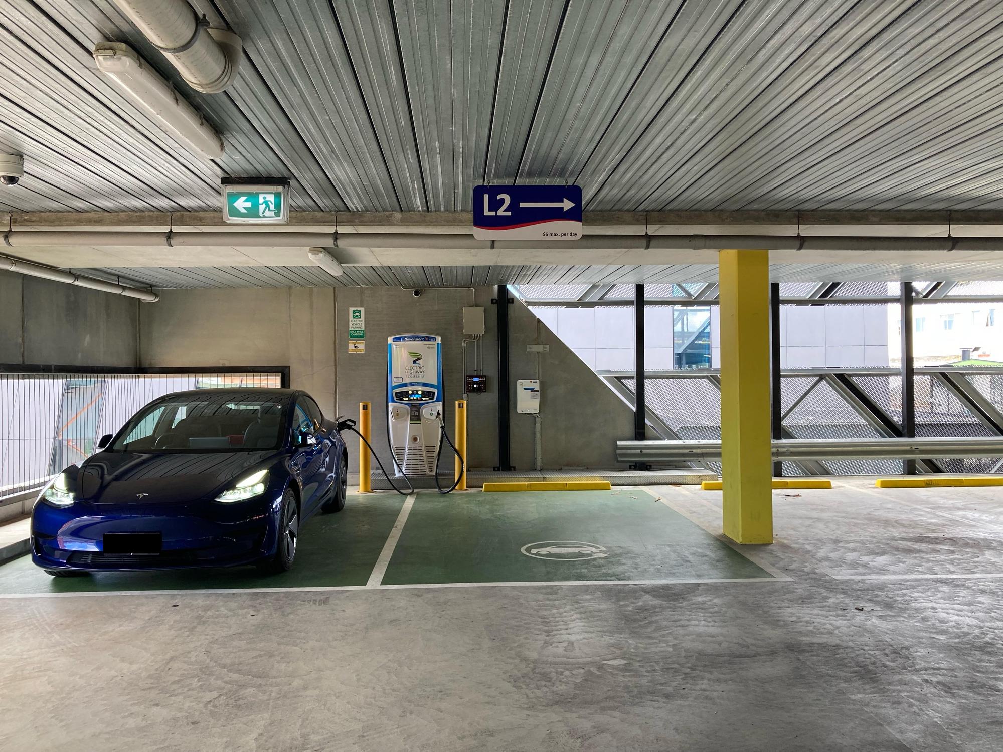 Devonport Multi-Storey Car Park | Devonport, TAS | EV Station