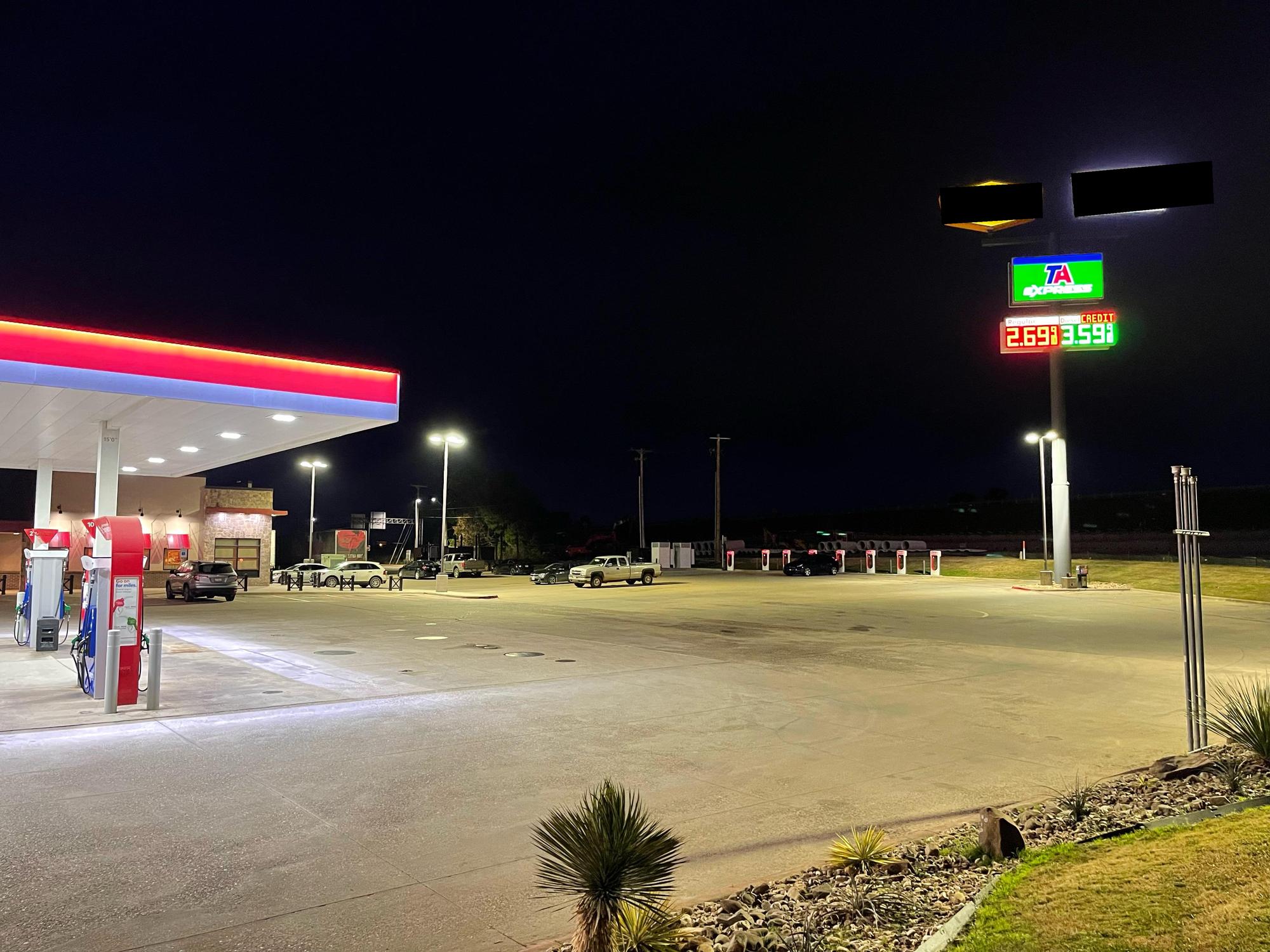 TA Express Travel Center | Carthage, TX | EV Station