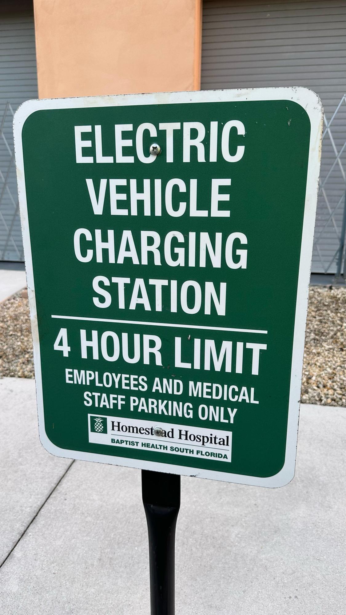 Homestead Hospital | Homestead, FL | EV Station