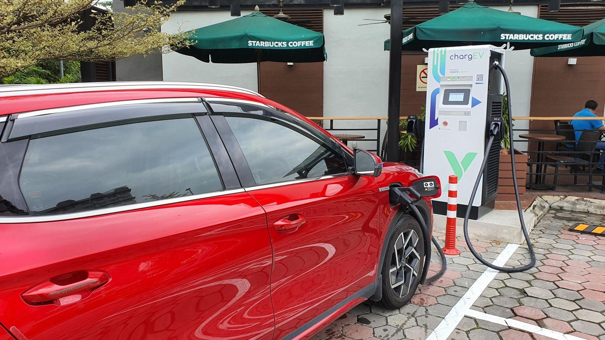 chargEV | Starbucks Raja Uda DT (60 kW DC) | Butterworth, Pulau Pinang ...