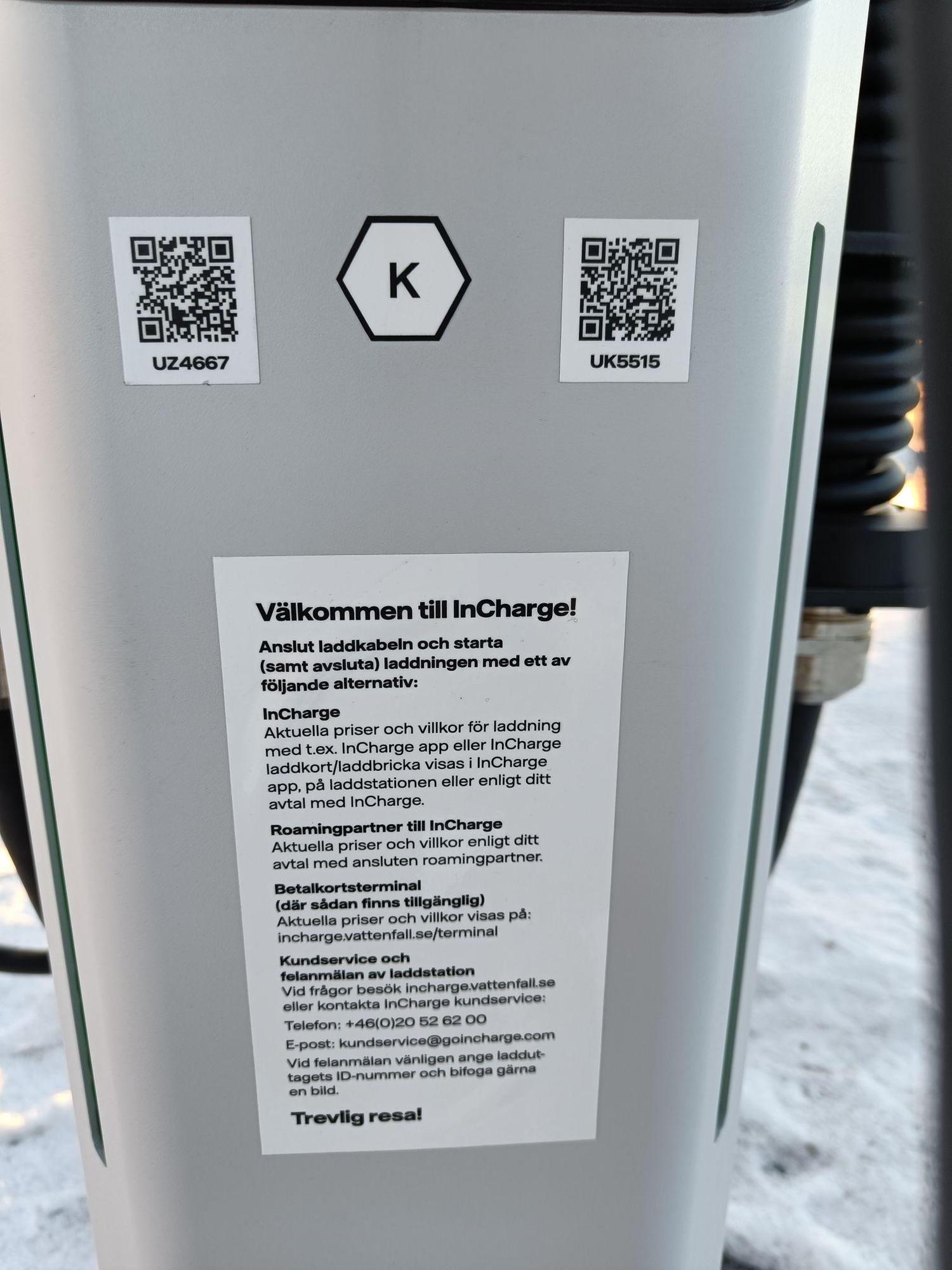 Elon / Vattenfall Charging Station | Norra Svedengatan 34, 582 73 Linköping, Sweden | EV Station