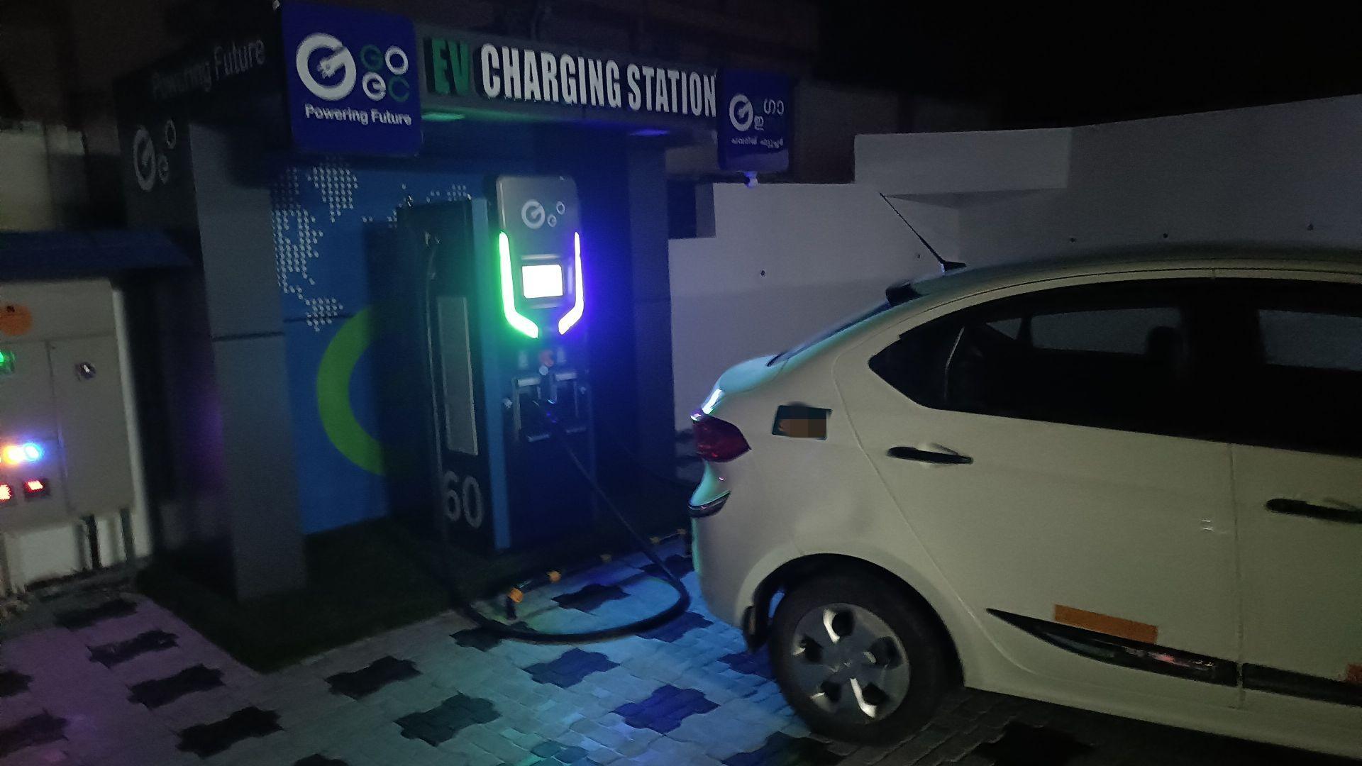 GOEC EV 60kw Charging Station | Ecocharge Hub | Kanjiramkulam, KL | EV Station