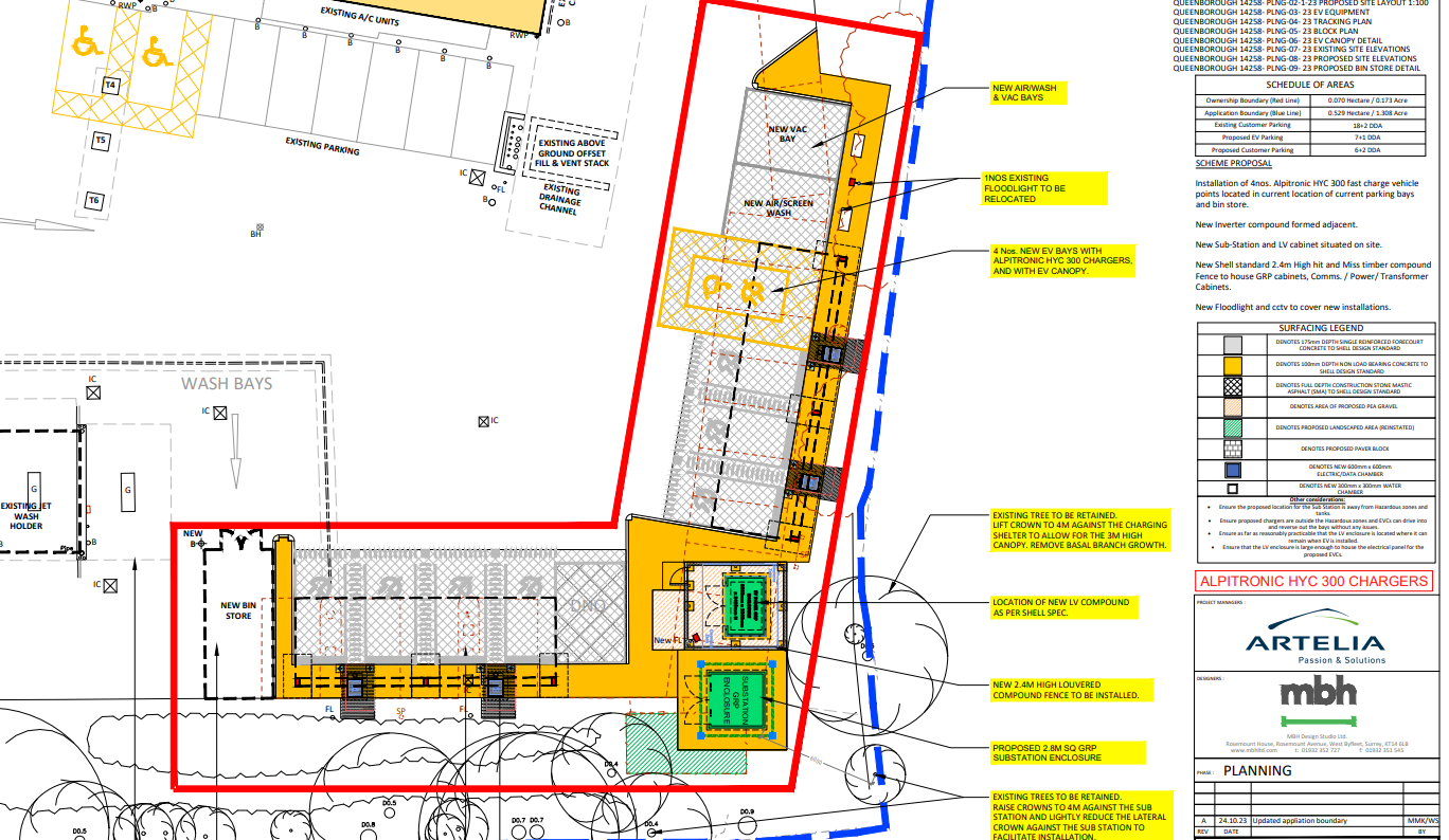 Queenborough Service Station | Minster on Sea, England | EV Station