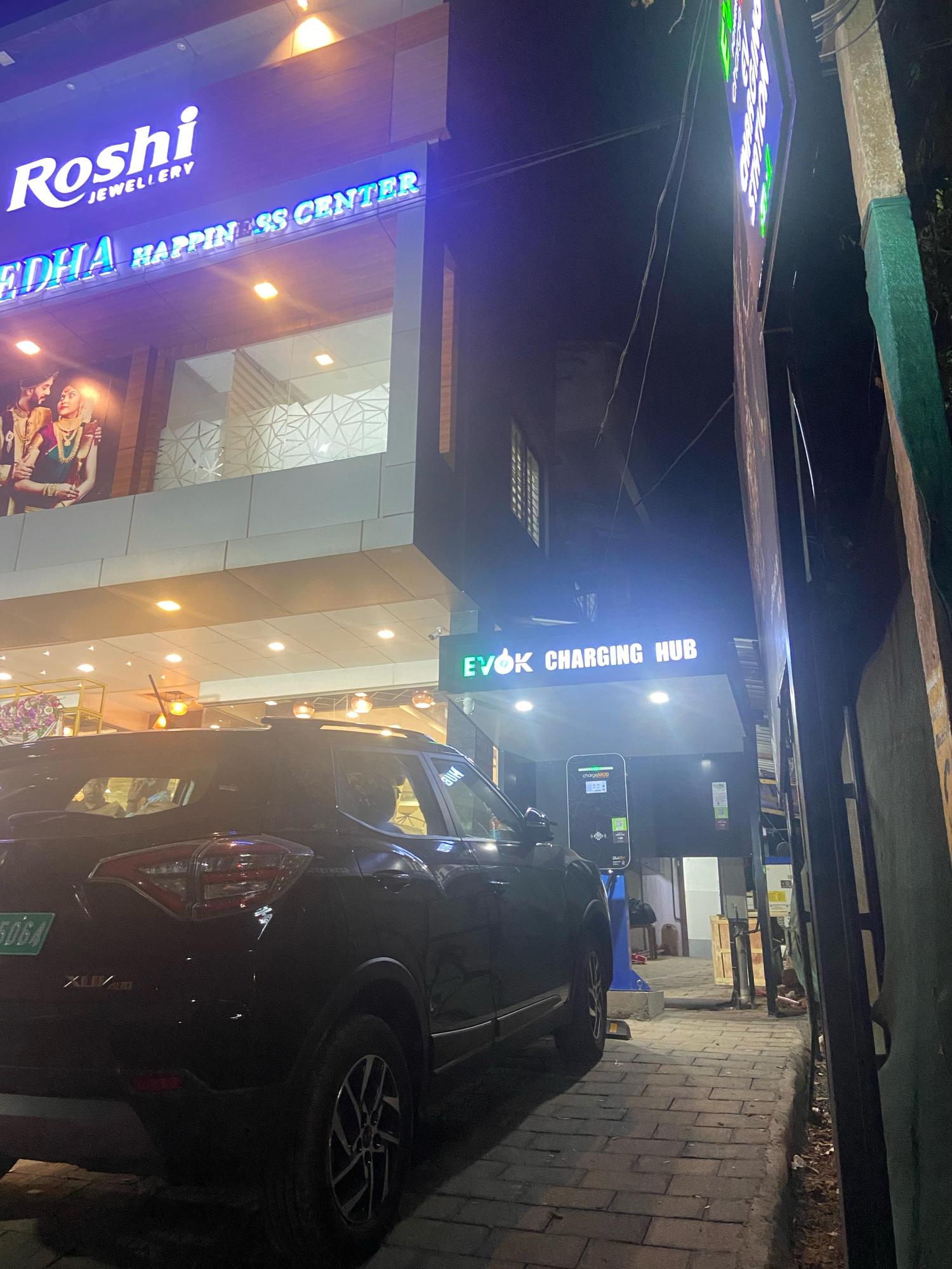 EVOK Charging Hub - Roshi Jewellery | Kasaragod, KL | EV Station