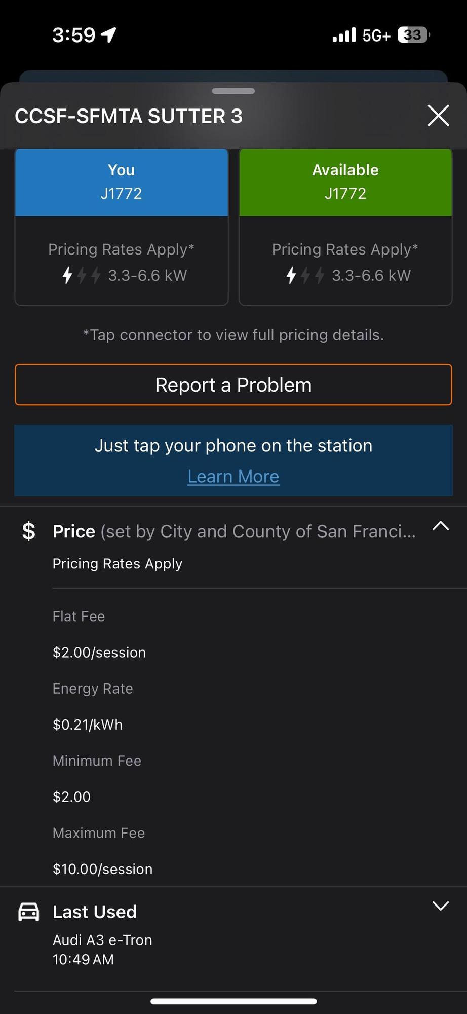 Sutter Stockton Garage | SF, CA | EV Station