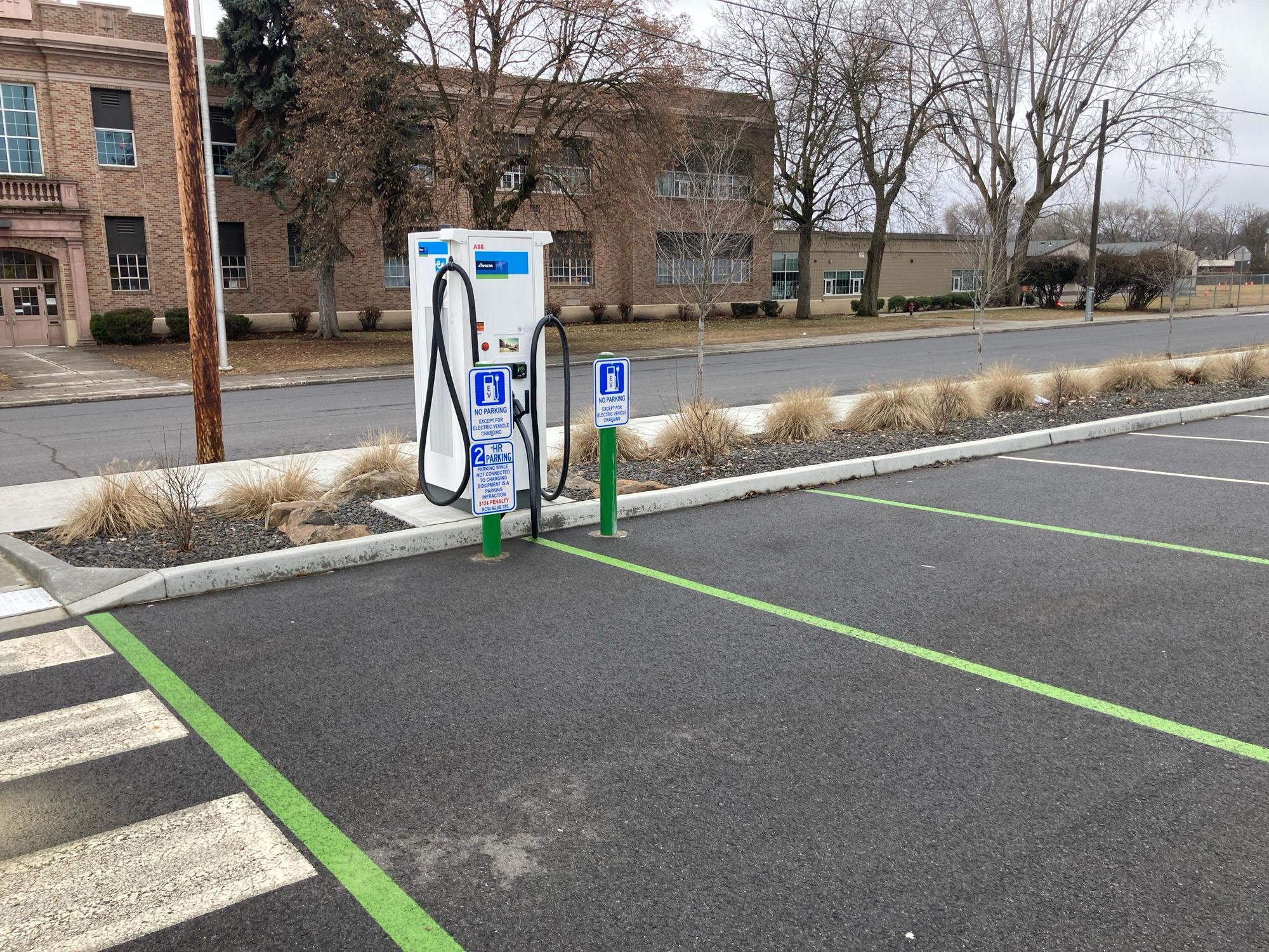 The Hive - A Spokane Public Library (1) | Spokane, WA | EV Station
