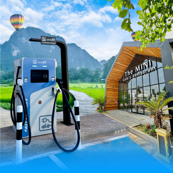 Loca EV Charging Stations - The mini Cafe & Restaurant | Vang Vieng ...