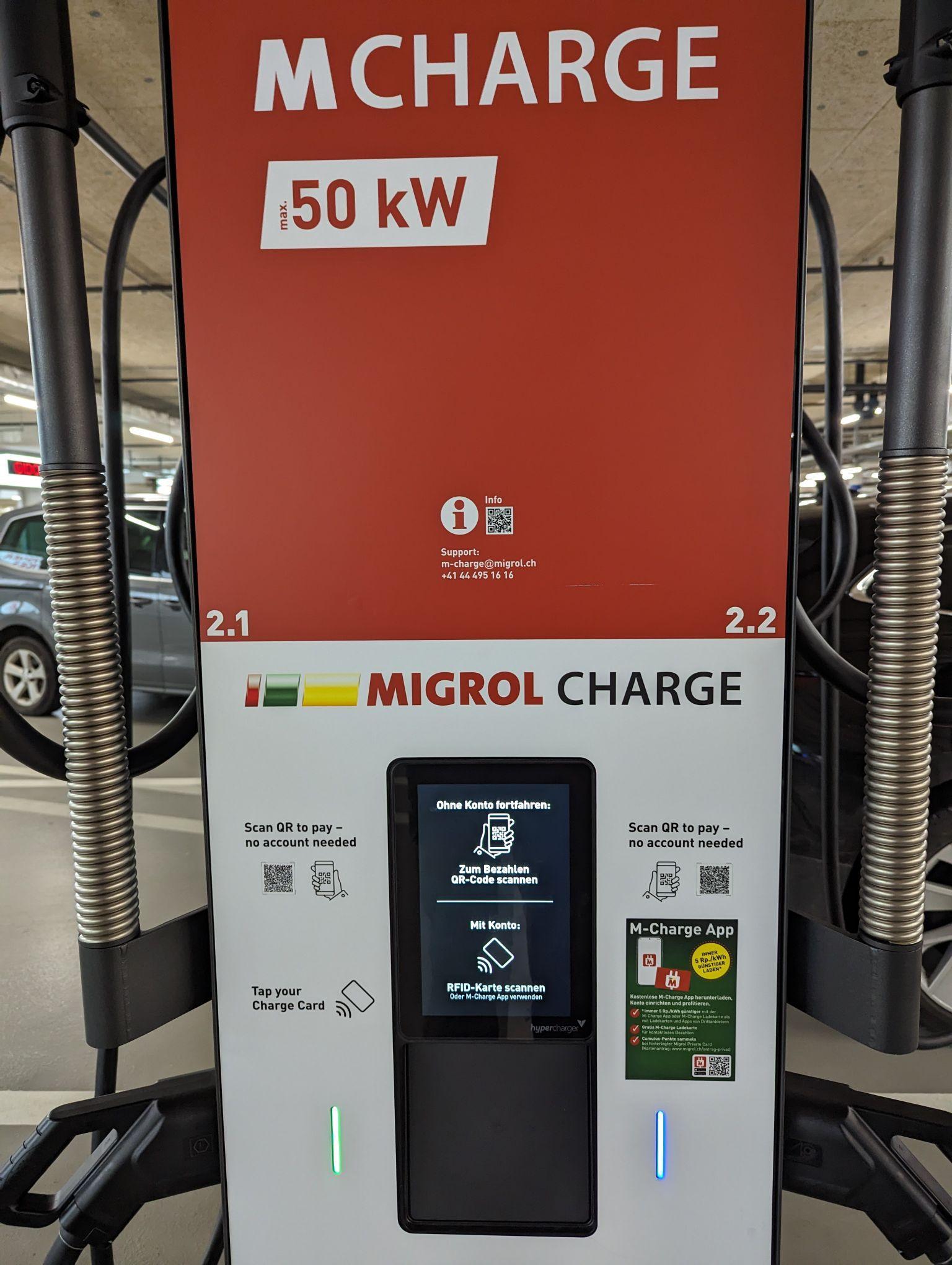 Migrol Fast Charging | Thun, BE | EV Station