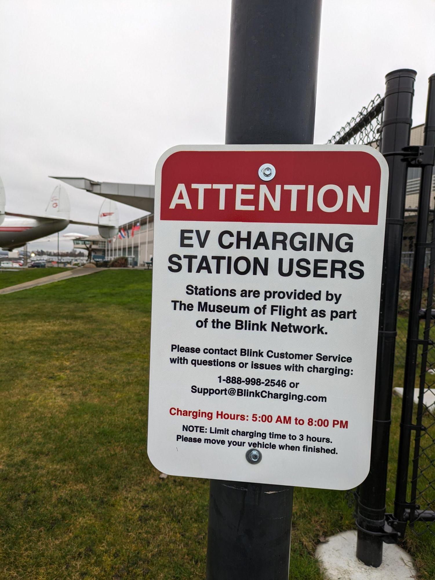 The Museum of Flight Foundation | Tukwila, WA | EV Station