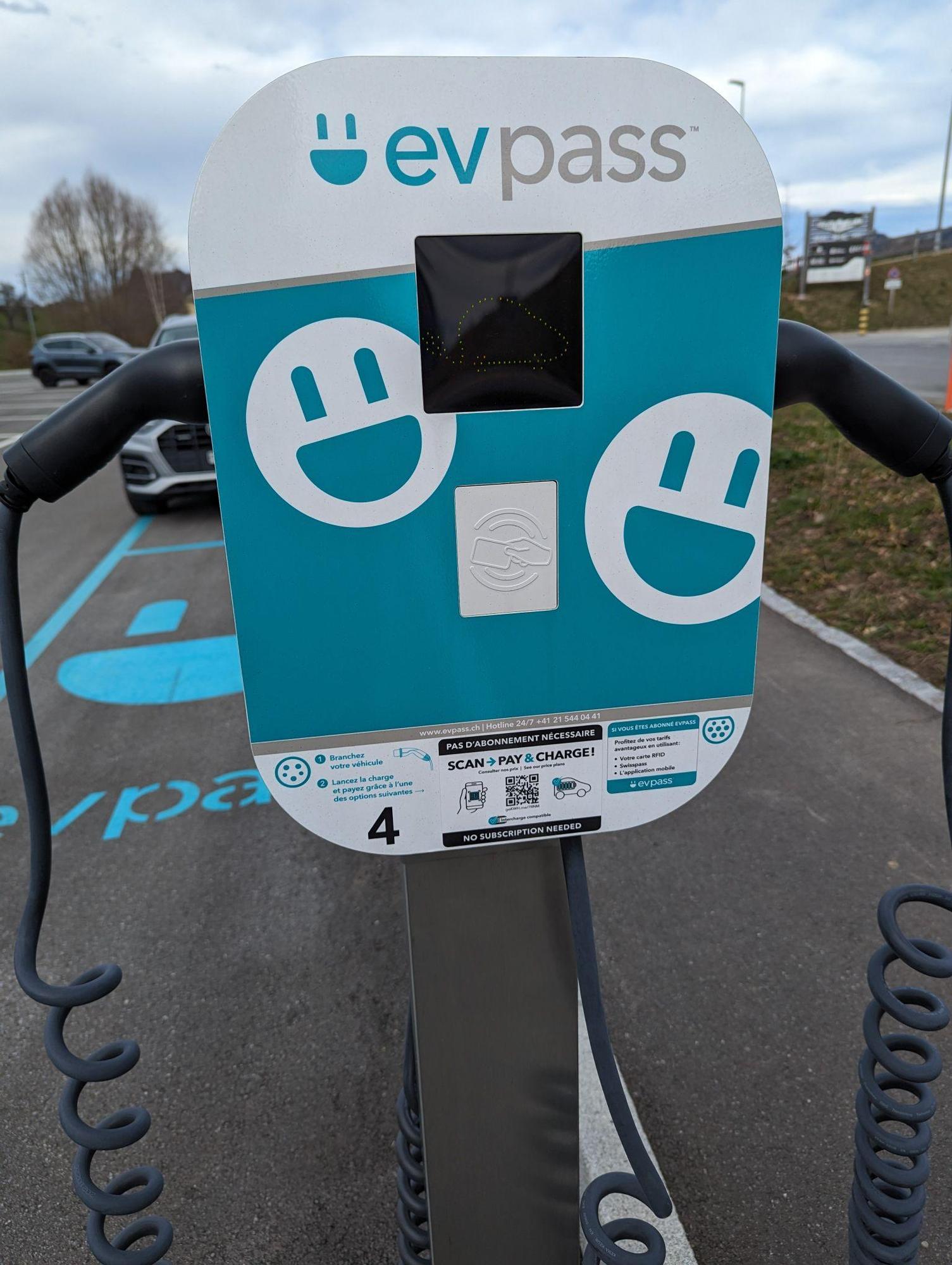 EvPass | Châtel-Saint-Denis, FR | EV Station