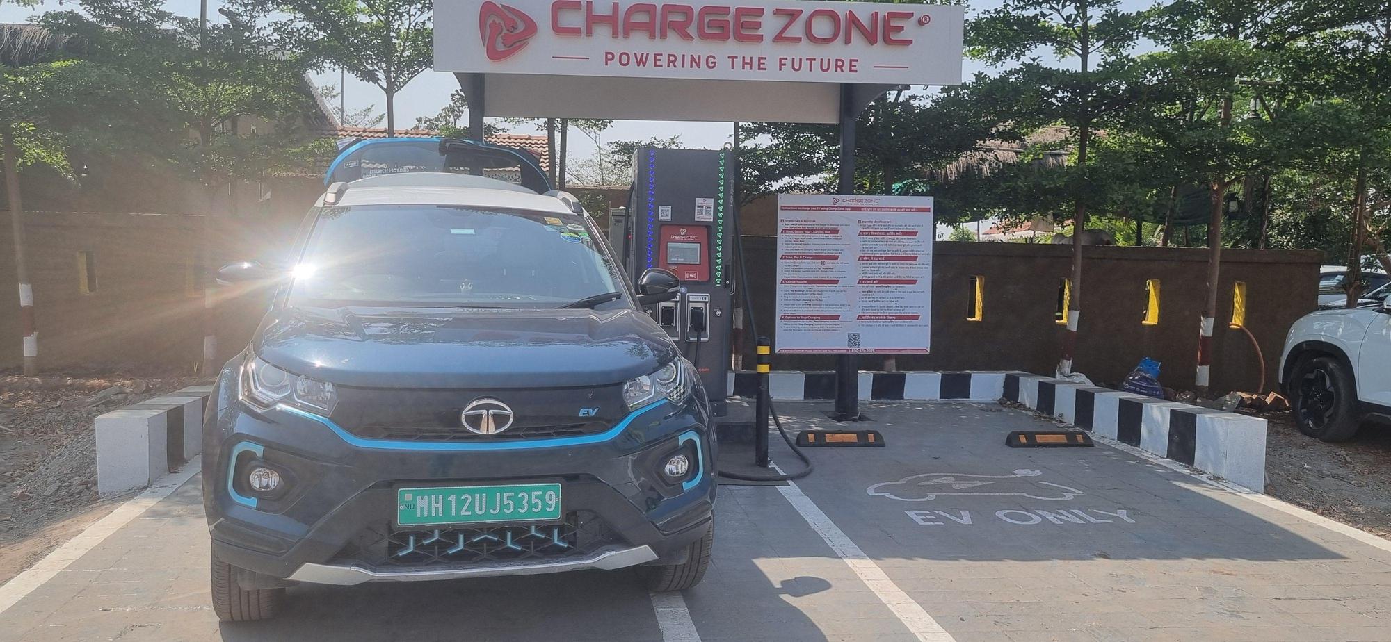 Hotel TFC - Gentari & ChargeZone EV Charging Station | Vangali, MH | EV Station