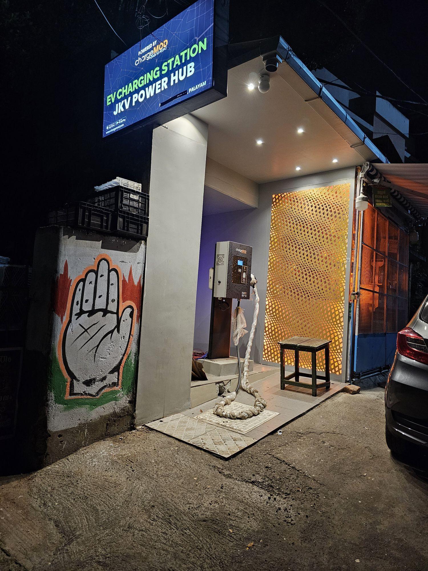JKV Power Hub, Palayam (powered by chargeMOD) | TVM, KL | EV Station
