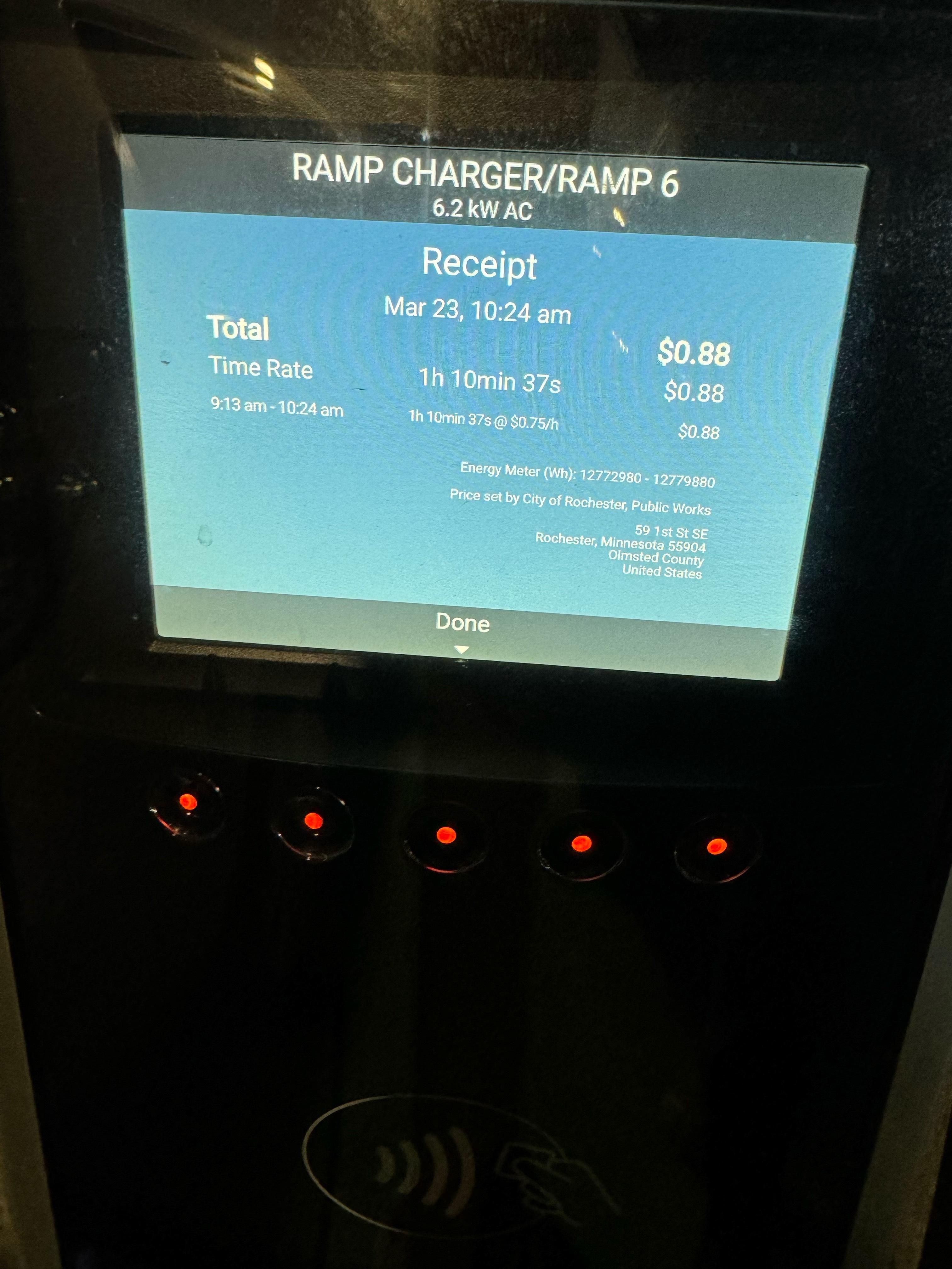 Rochester Parking Ramp No. 6 | Rochester, MN | EV Station