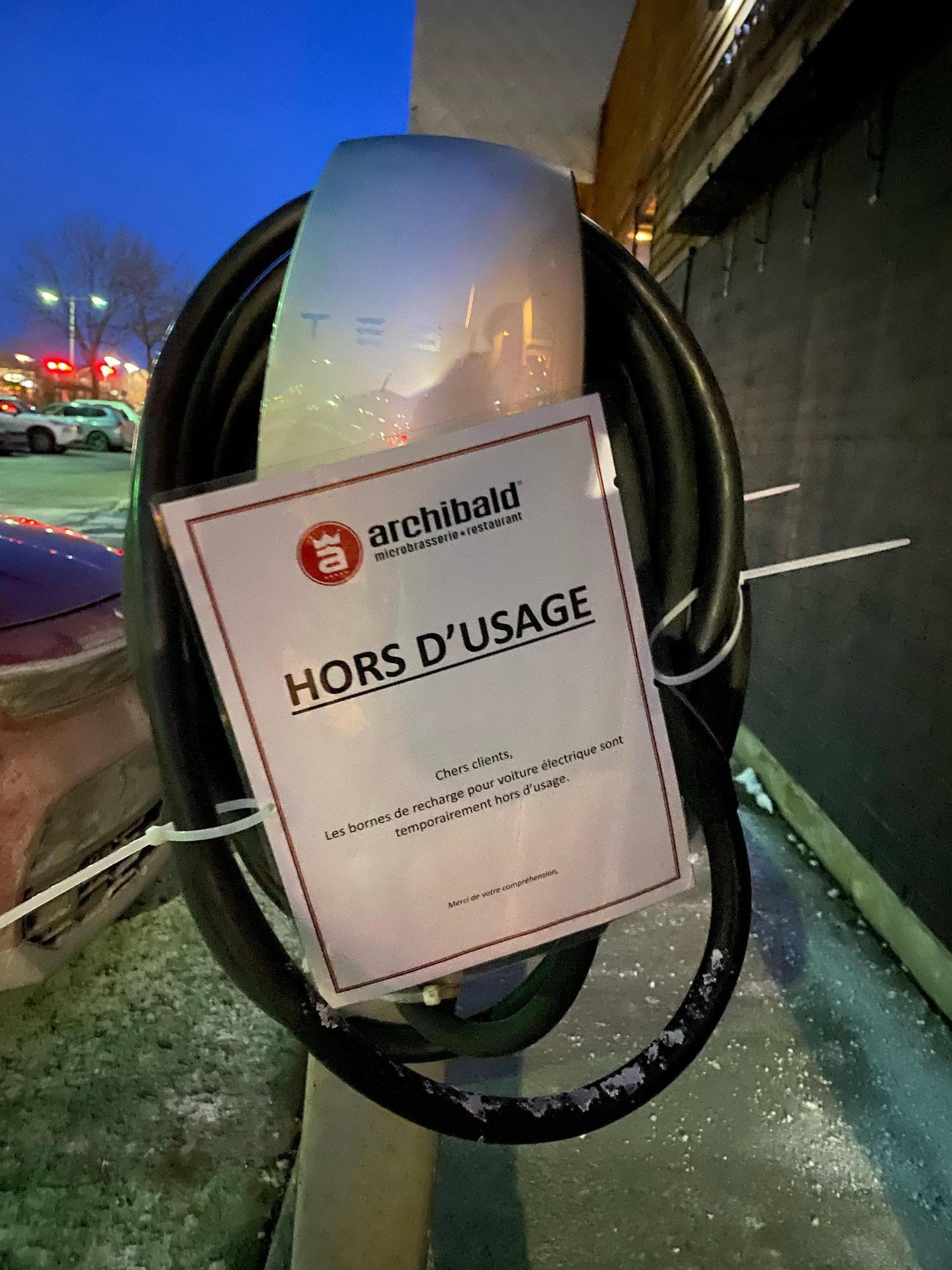 Archibald Microbrasserie et Restaurant | Québec, QC | EV Station