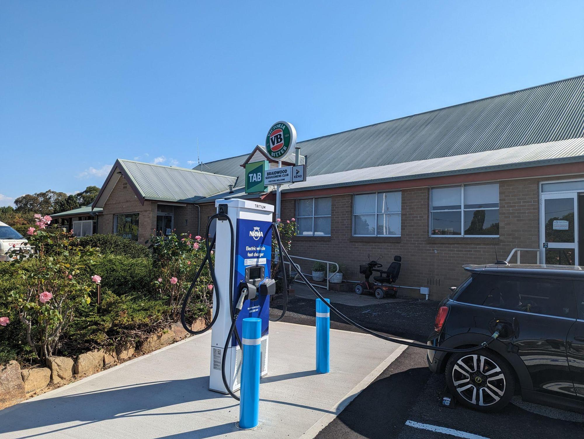 Braidwood Servicemens Club & Golf Course | Braidwood, NSW | EV Station