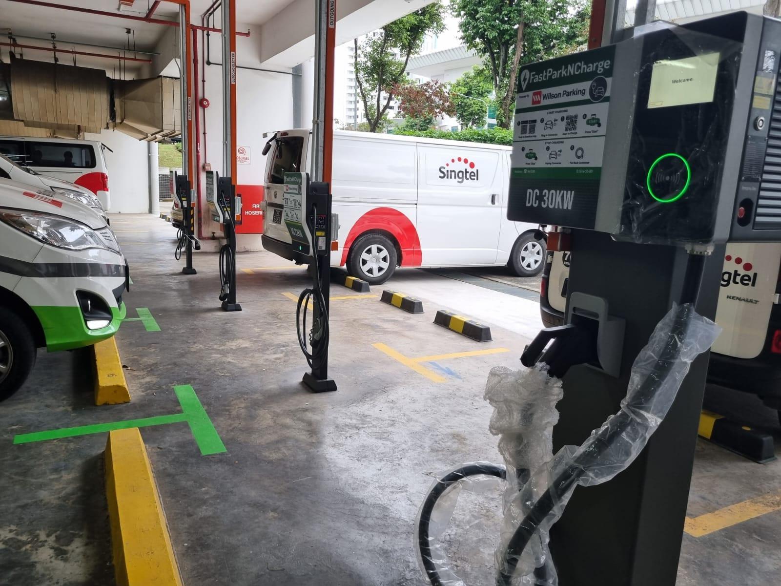 FastParkNCharge : Singtel Serangoon North | 1 Serangoon North Ave 5, Singapore 554915 | EV Station