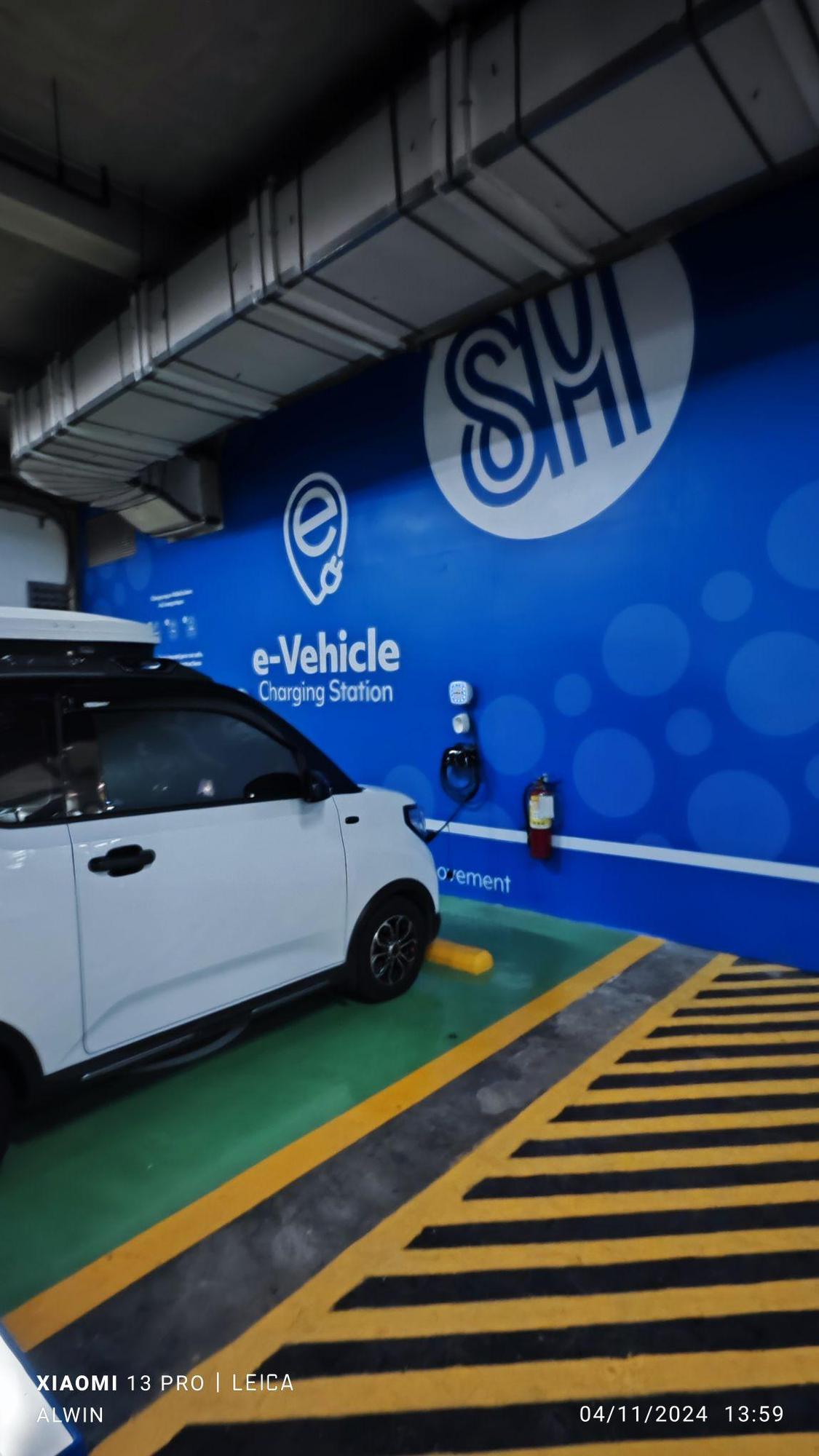 SM Cherry Congressional e-Vehicle Charging Station | Quezon City, NCR ...