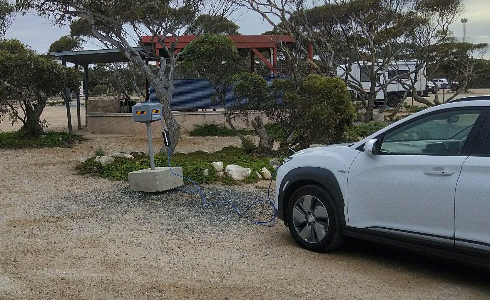 Eucla Caravan Park | Eucla, WA | EV Station