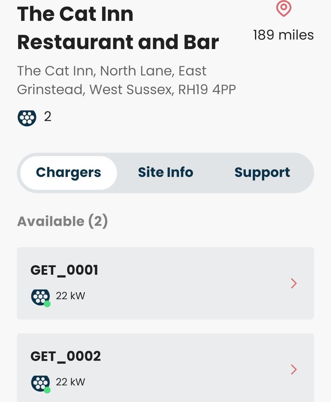 The Cat Inn | West Hoathly, England | EV Station