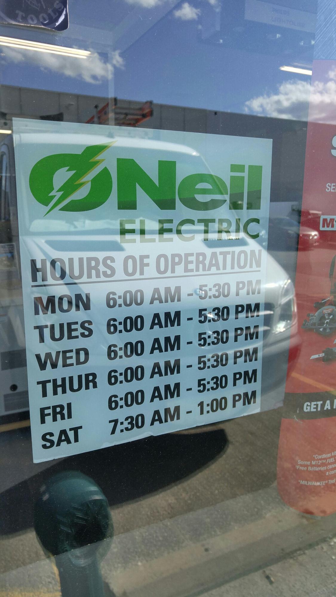 O'Neil Electric Supply | Vaughan, ON | EV Station