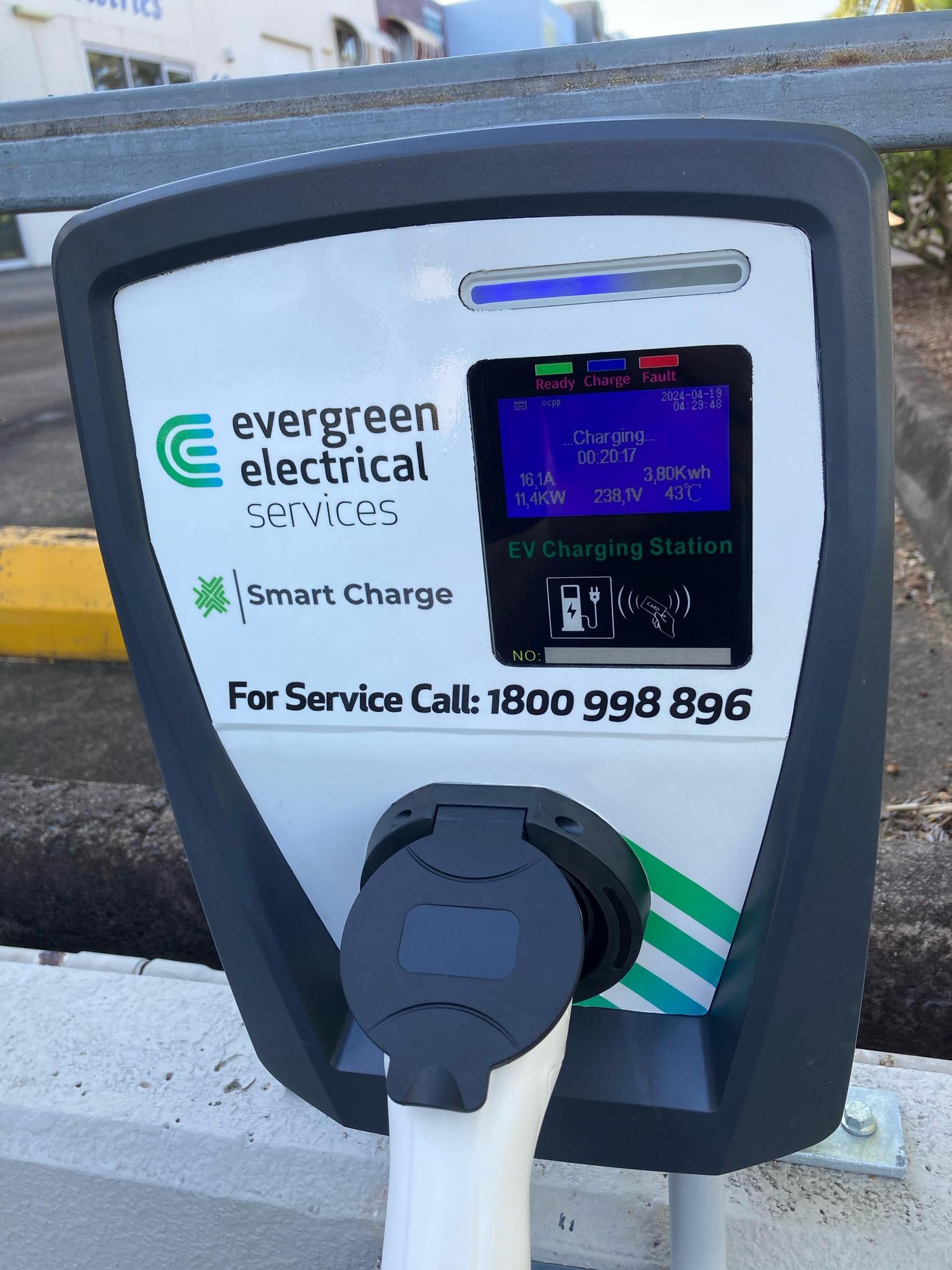Evergreen Electrical | Mansfield, QLD | EV Station