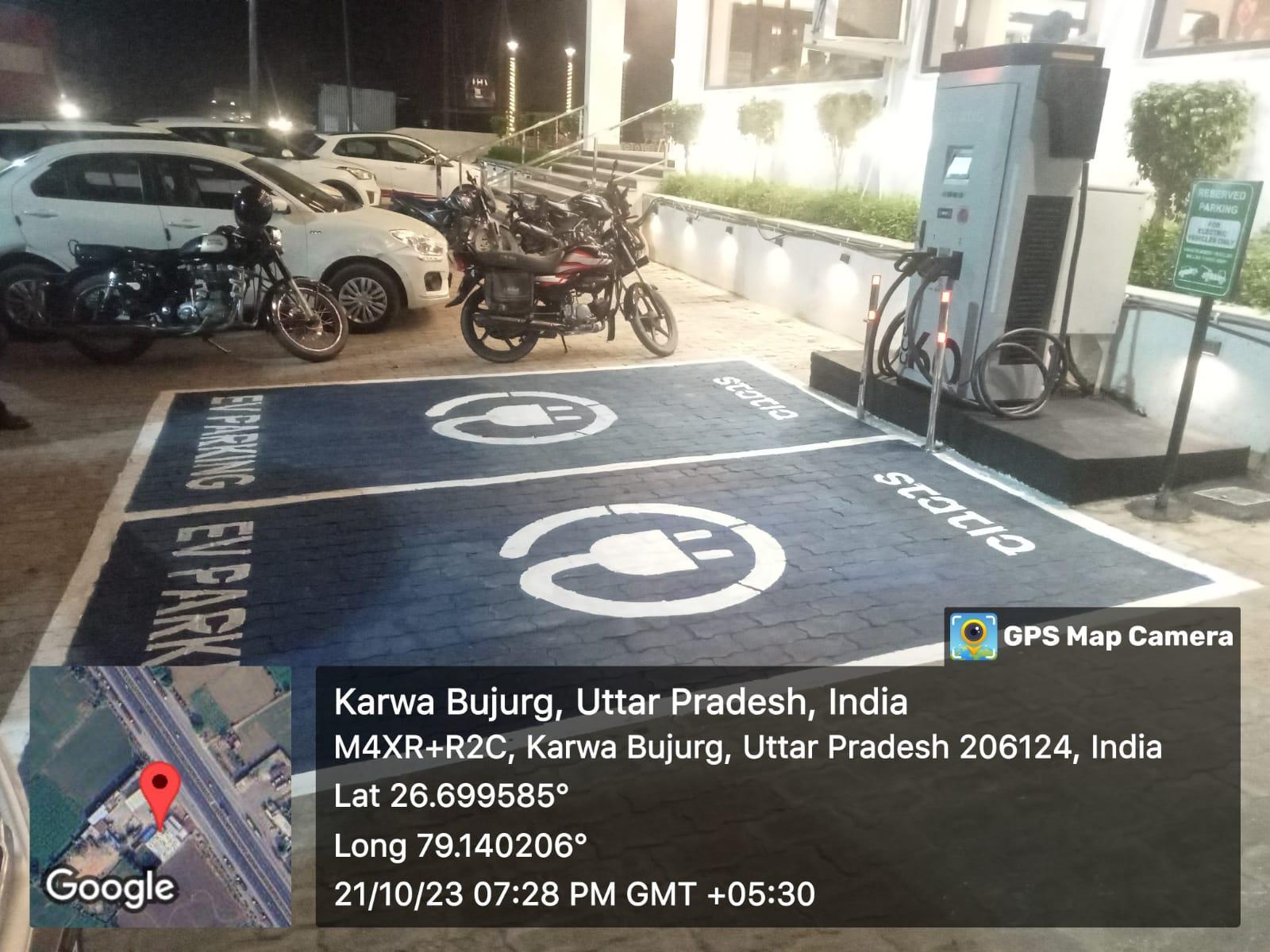 Dhaba Radhe Radhe | Karwa Bujurg, UP | EV Station