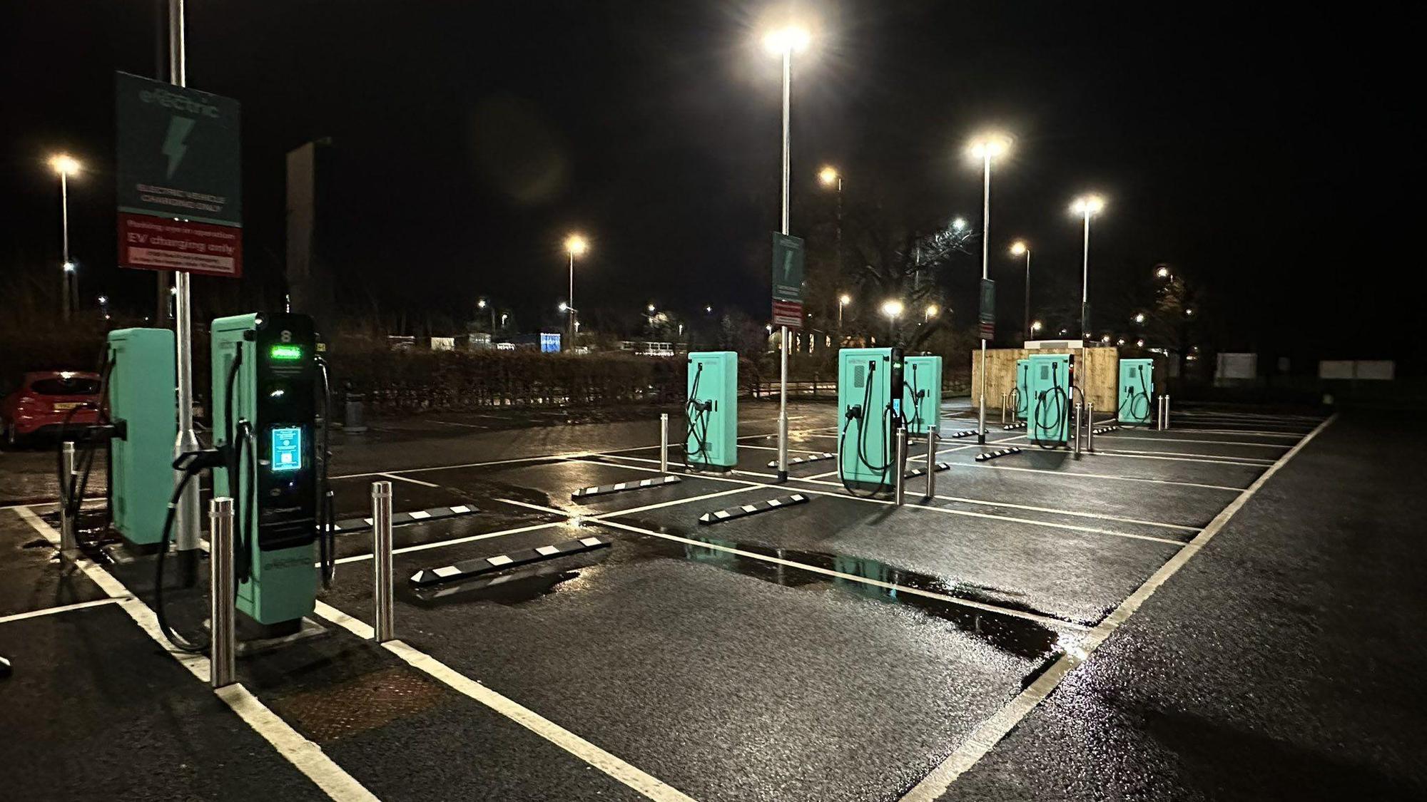 Applegreen Electric Charnock Richard Services Northbound | Charnock ...