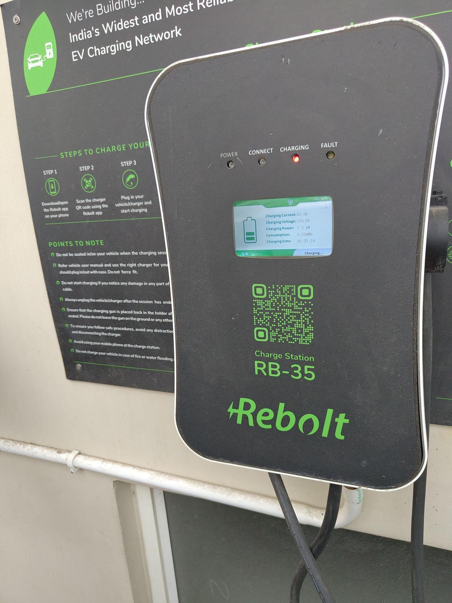 Republic Inn - Rebolt (7 kW) | Tirupati, AP | EV Station