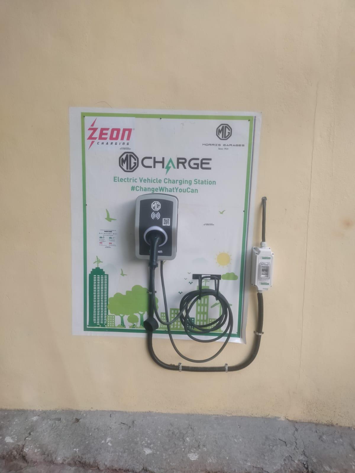 Zeon charging | AC 7.4kW Type 2 Charger | Ibex River Resort | Pollachi ...