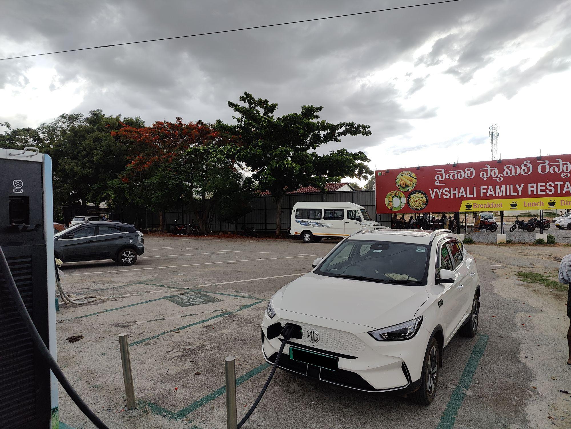 Hotel Vyshali | Penukonda, AP | EV Station