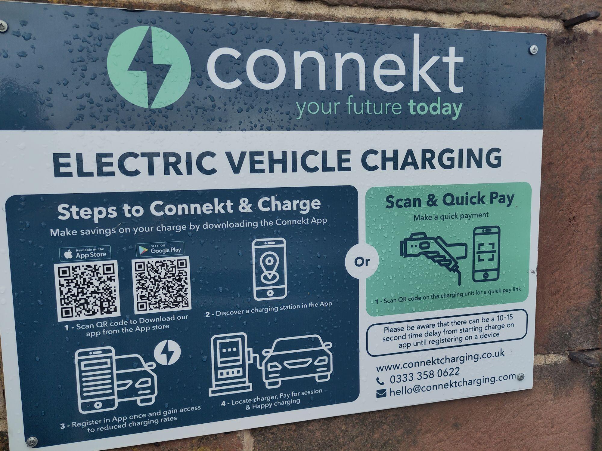 Connekt Charging Station | St Boswells, Scotland | EV Station