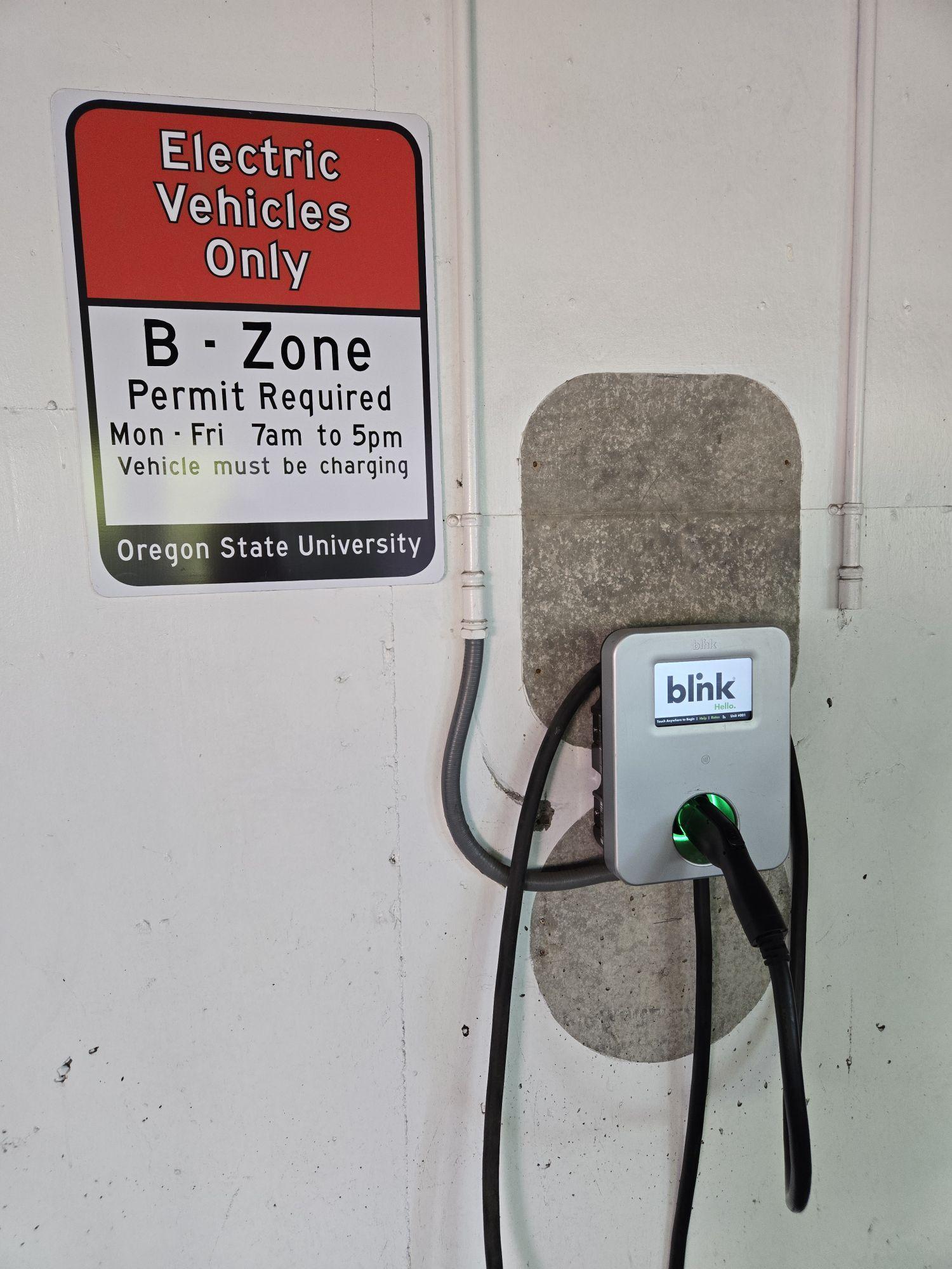 OSU - Parking Structure | Corvallis, OR | EV Station