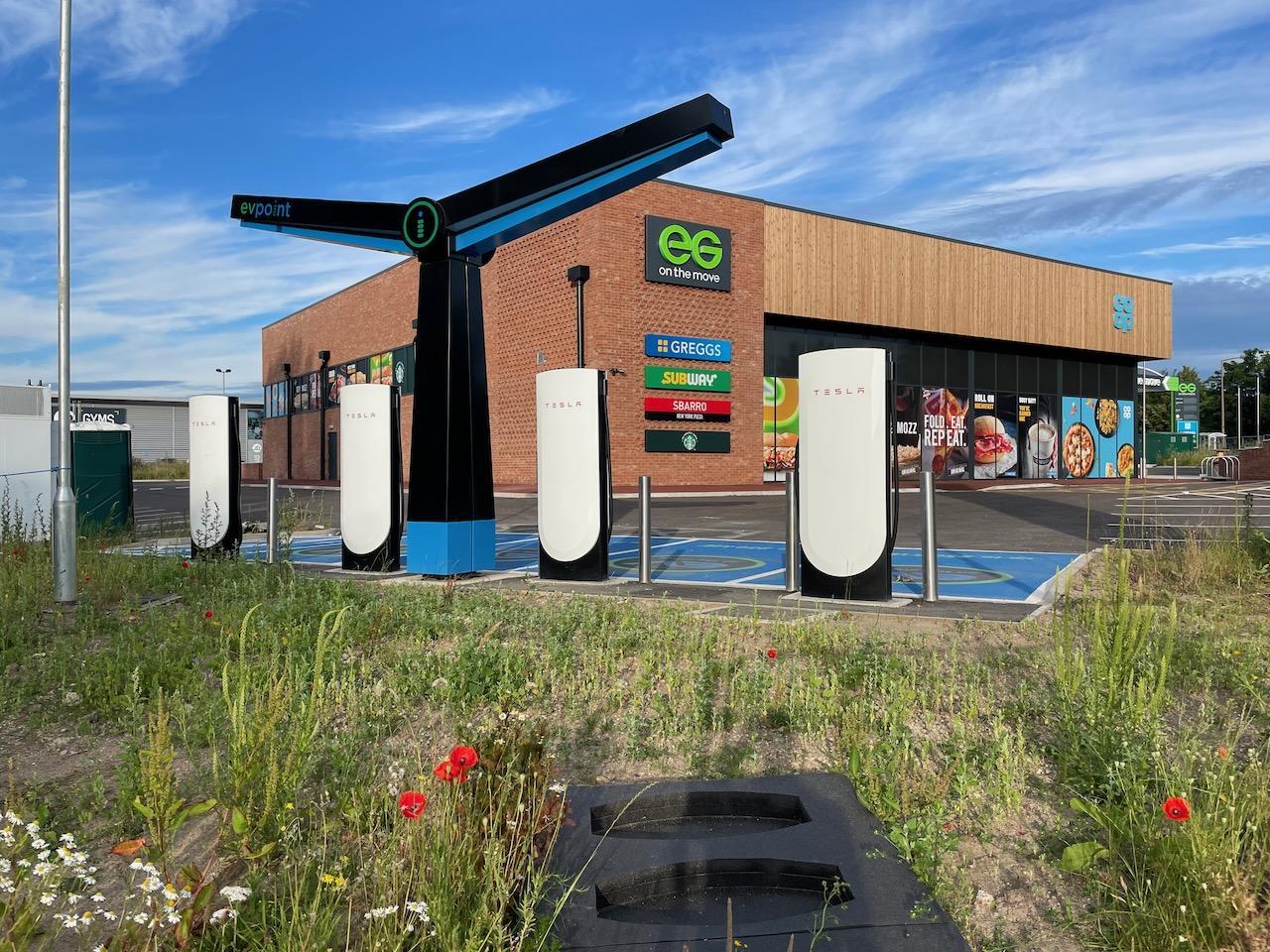 Euro Garages Ogden Road Services | GWW9+35 Doncaster, UK | EV Station