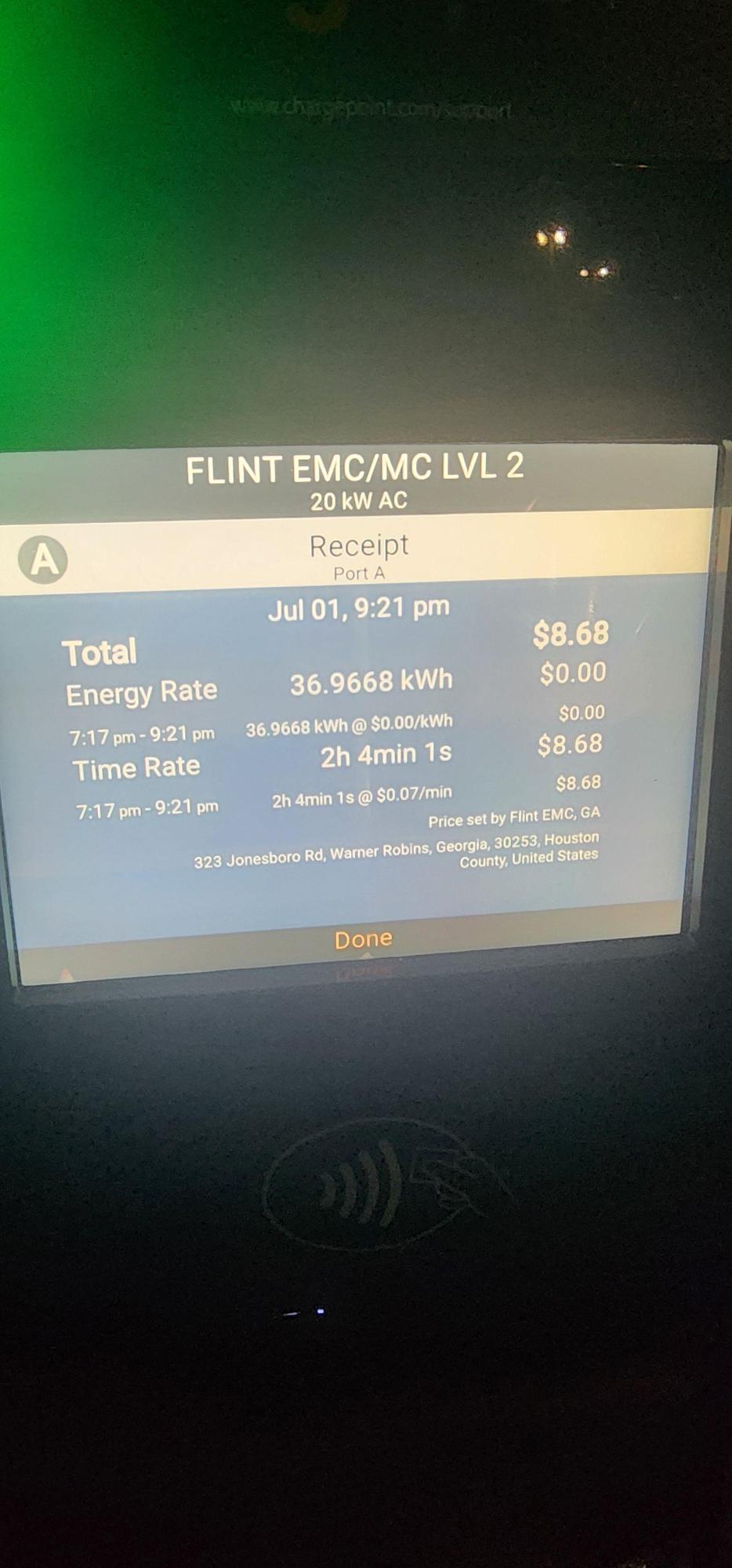 Flint EMC | Warner Robins, GA | EV Station