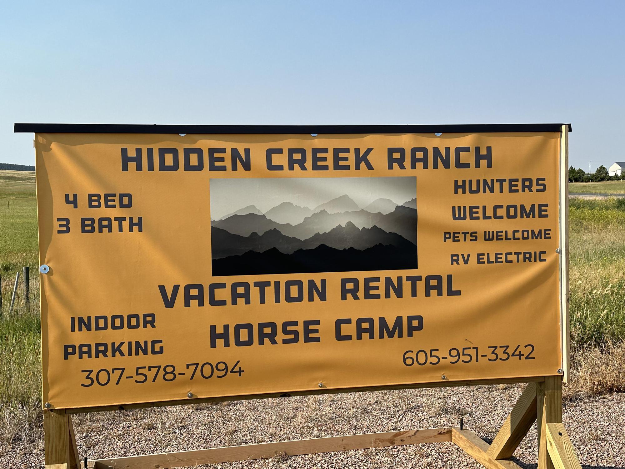Hidden Creek Ranch Vacation Rental | Sundance, WY | EV Station