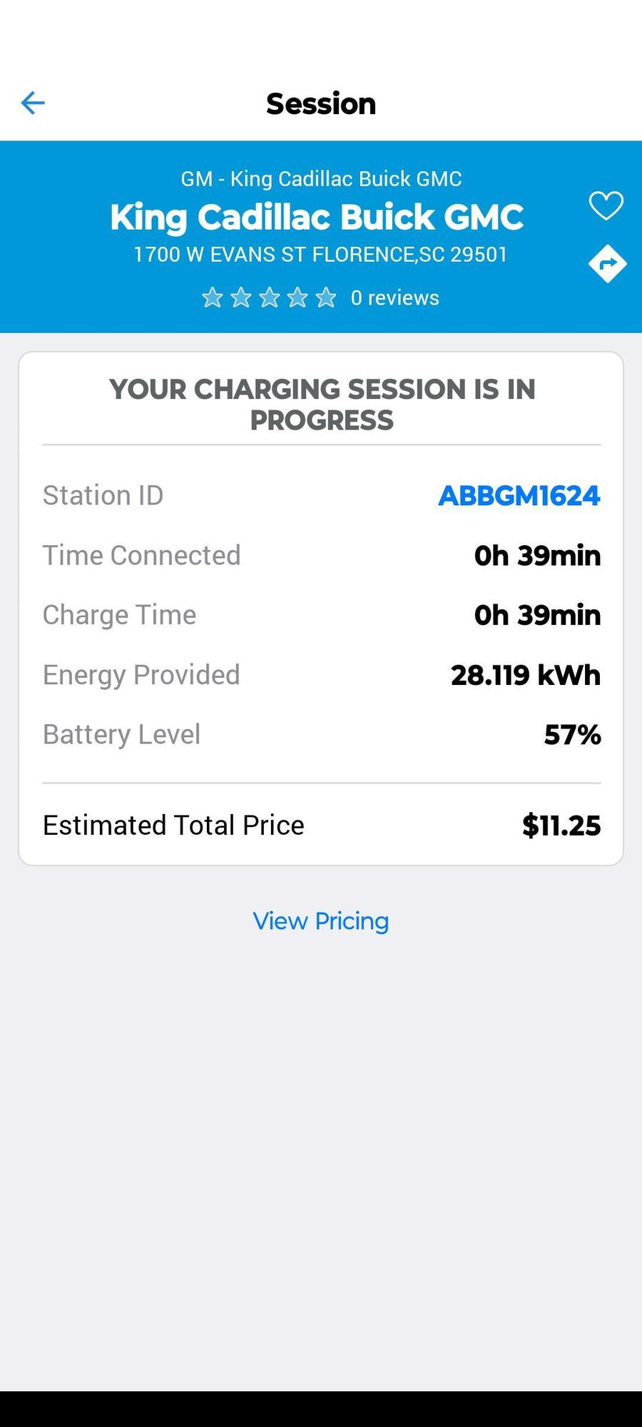 King Cadillac Buick GMC | Florence, SC | EV Station