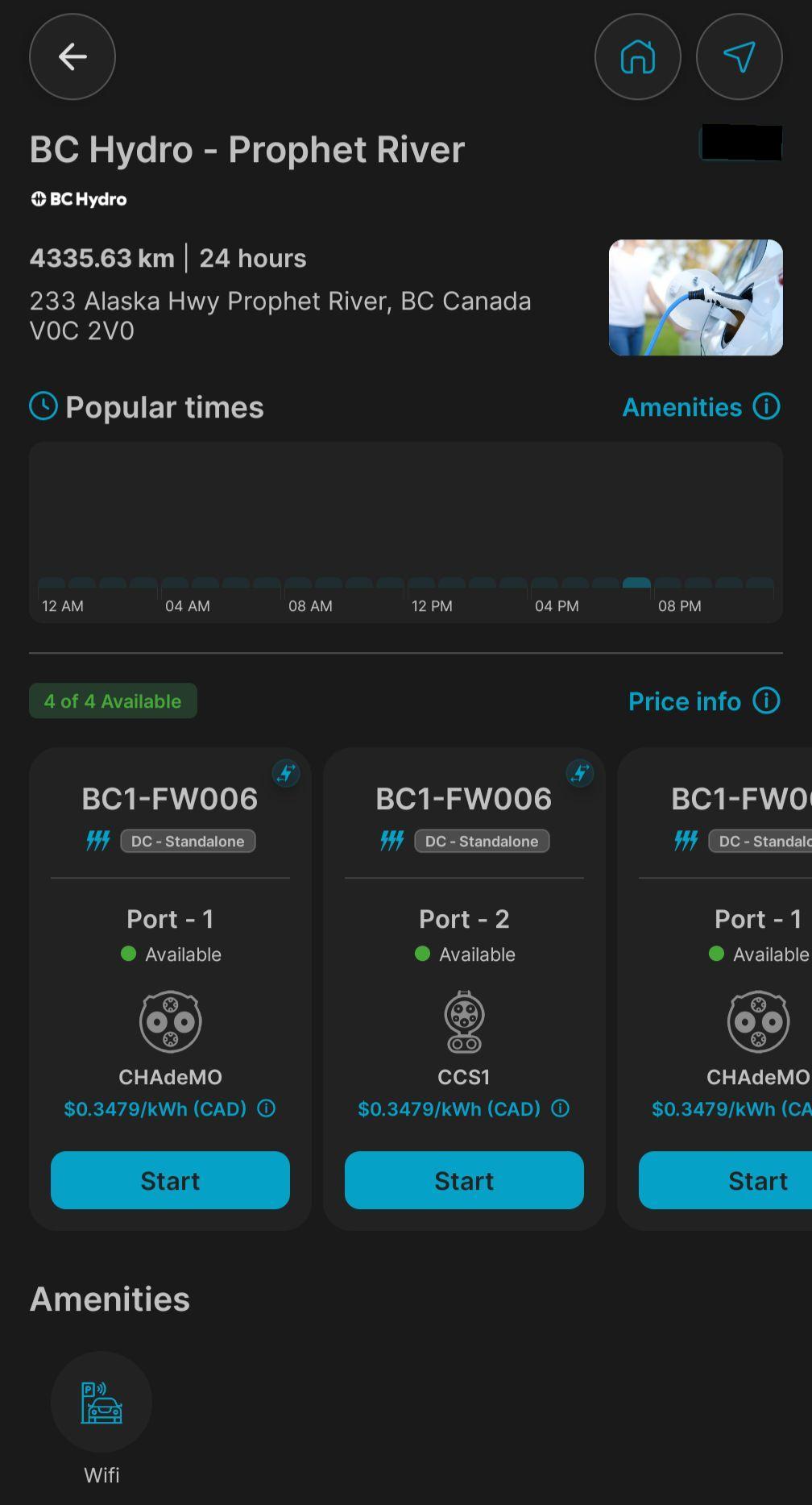 Prophet River | Prophet River, BC | EV Station