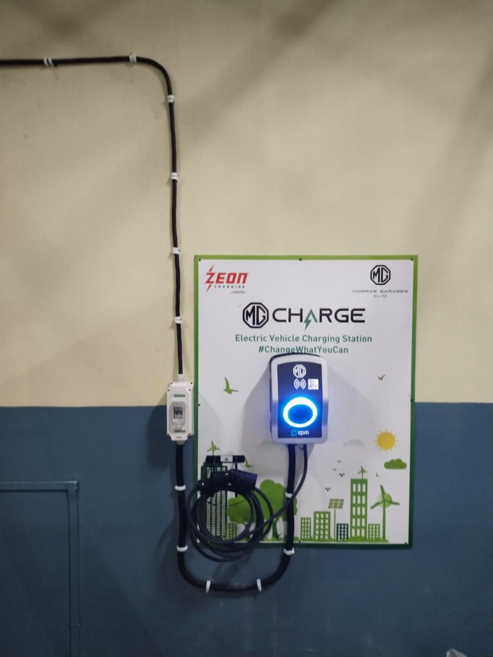 Zeon charging | AC 7.4kW Charger Type 2 Gun | Zibe GRT hotel | Salem ...