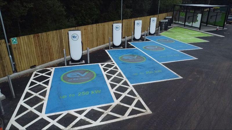 Nitshill Services | Thornliebank, Scotland | EV Station