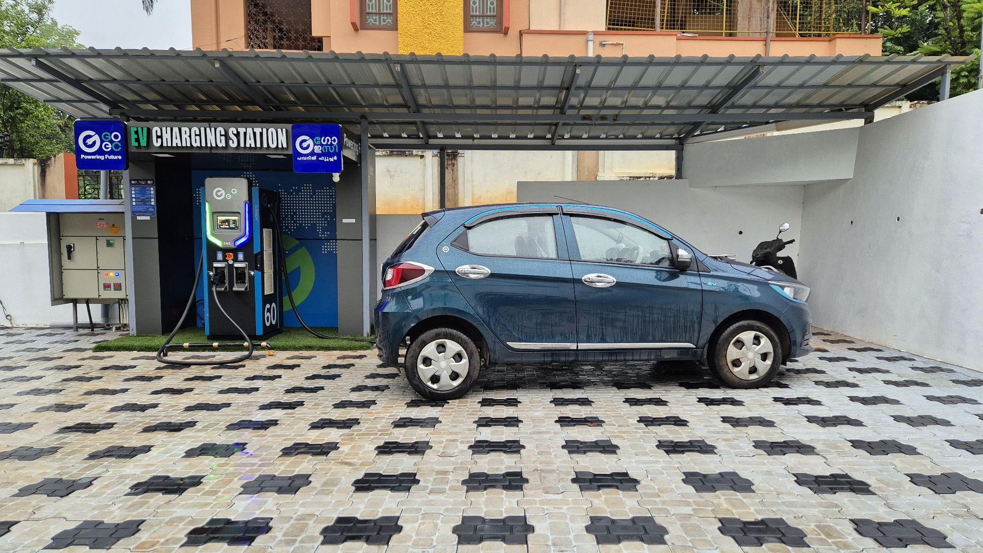 GO EC EV Charging Station | Ecocharge Hub | Kanjiramkulam, KL | EV Station